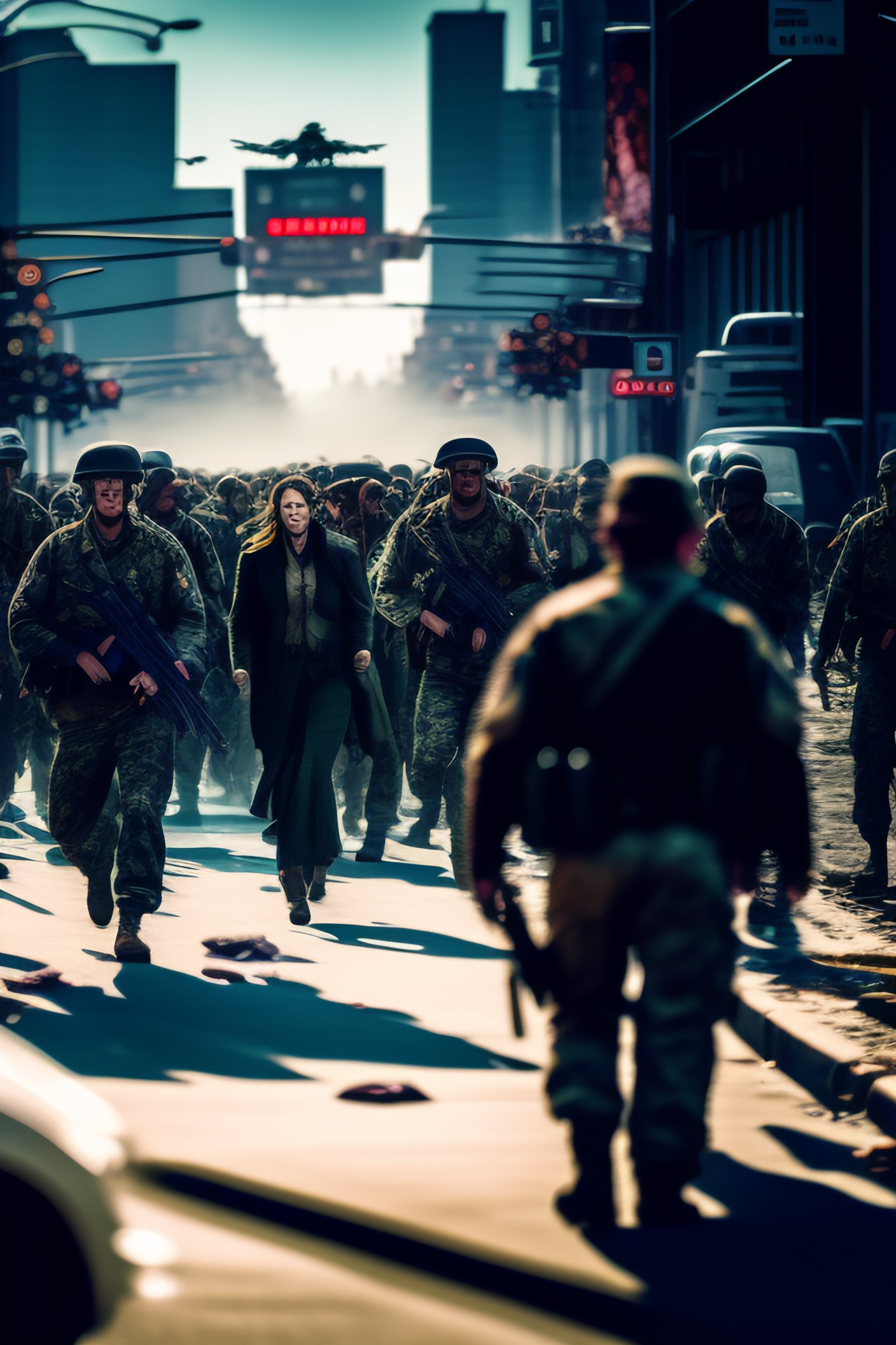 Lexica - Zombies attacking survivors in new your city unarmed ...