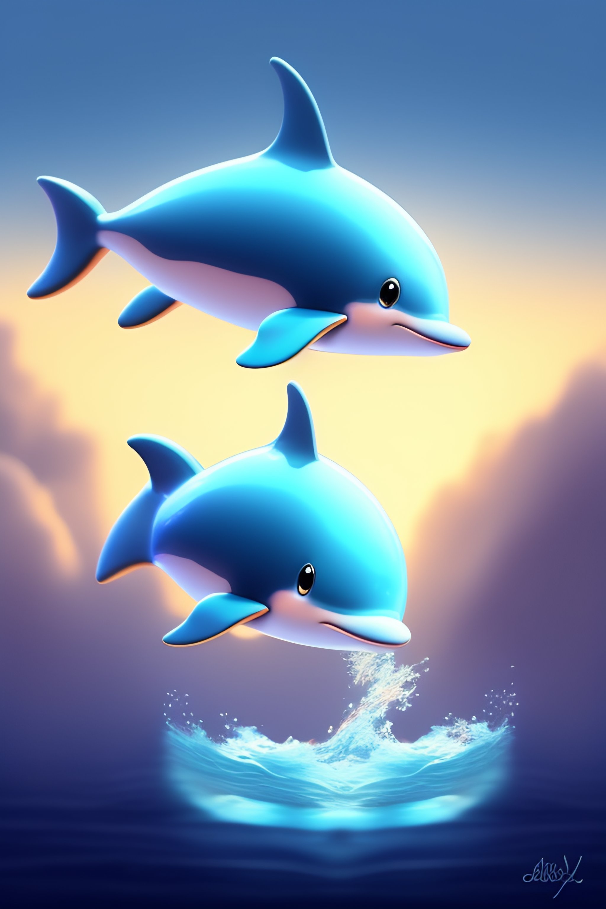 Fantasy Dolphin Wallpaper