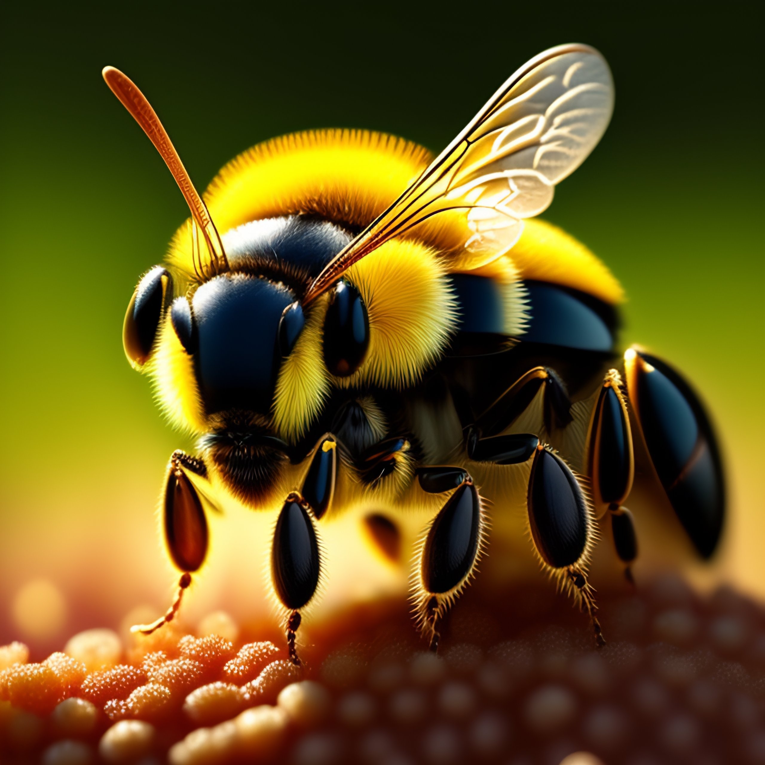 Lexica - Buzzy bee chasing around a wasp chasing him out the meadow