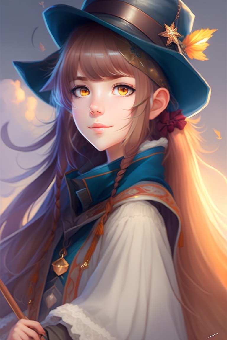Anime Girl Wizard