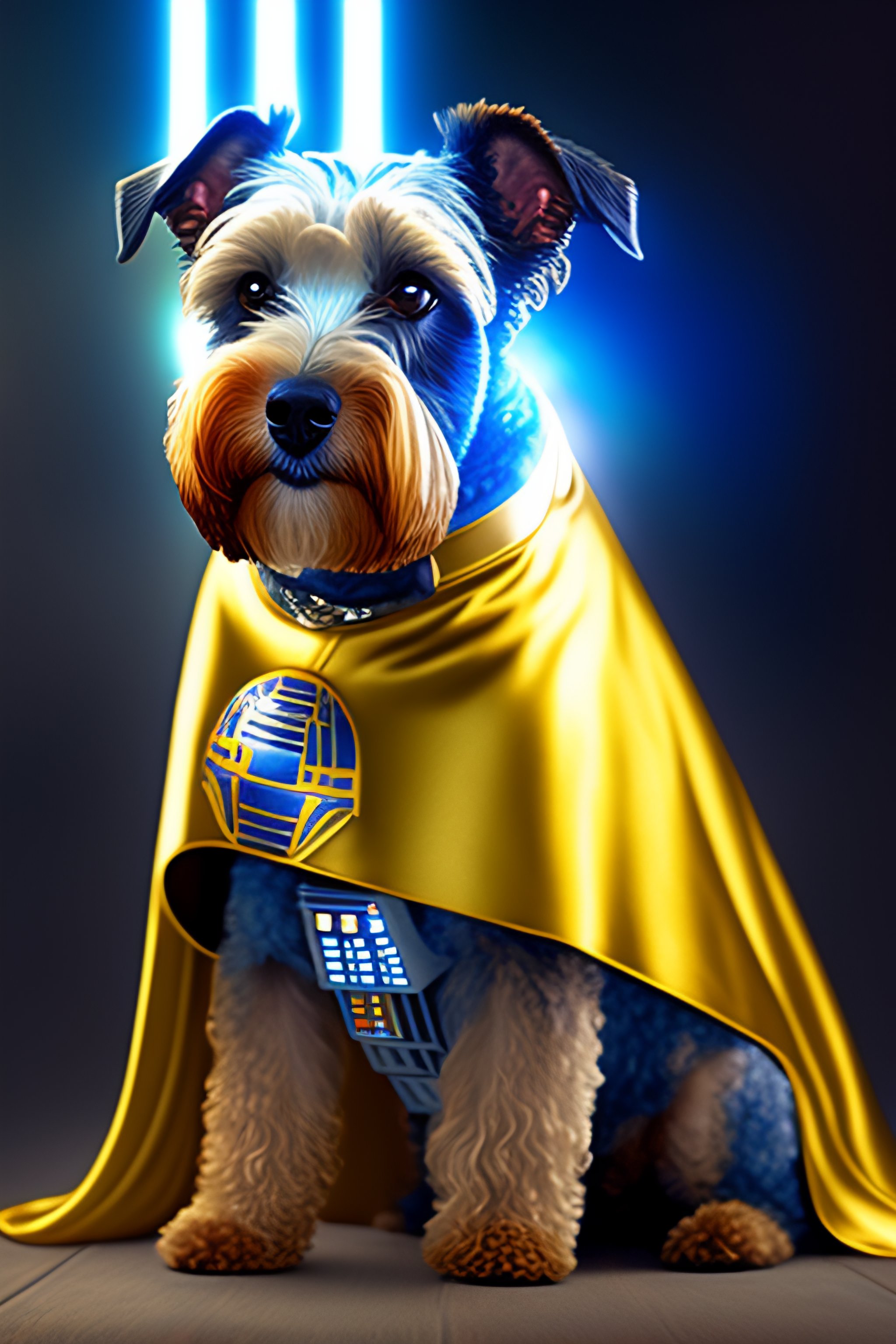 Lexica - Star Wars scene artificial intelligence aBedlington border ...