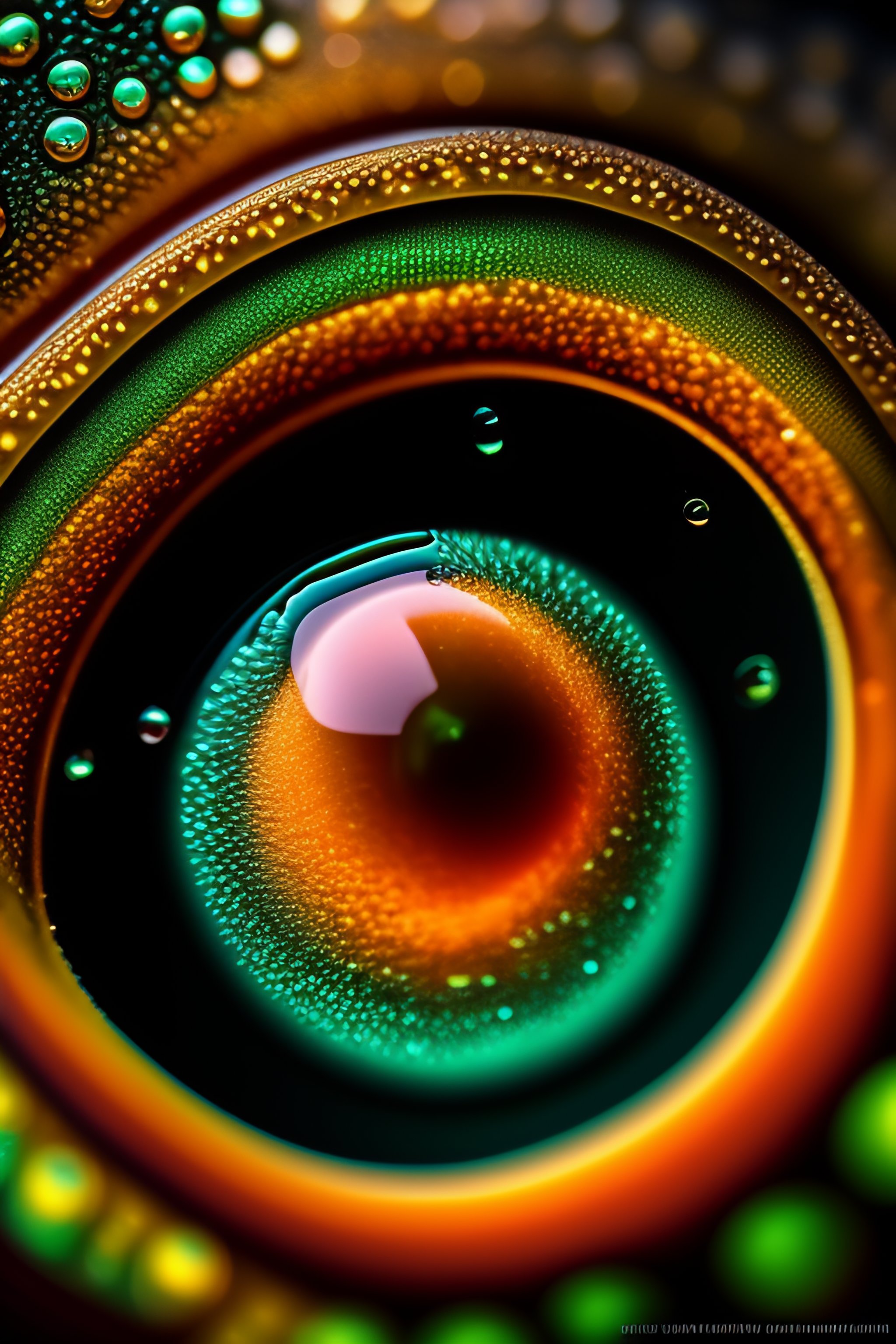 Lexica - Stunning tiny world in a water drops, Macro Photography,vivid ...