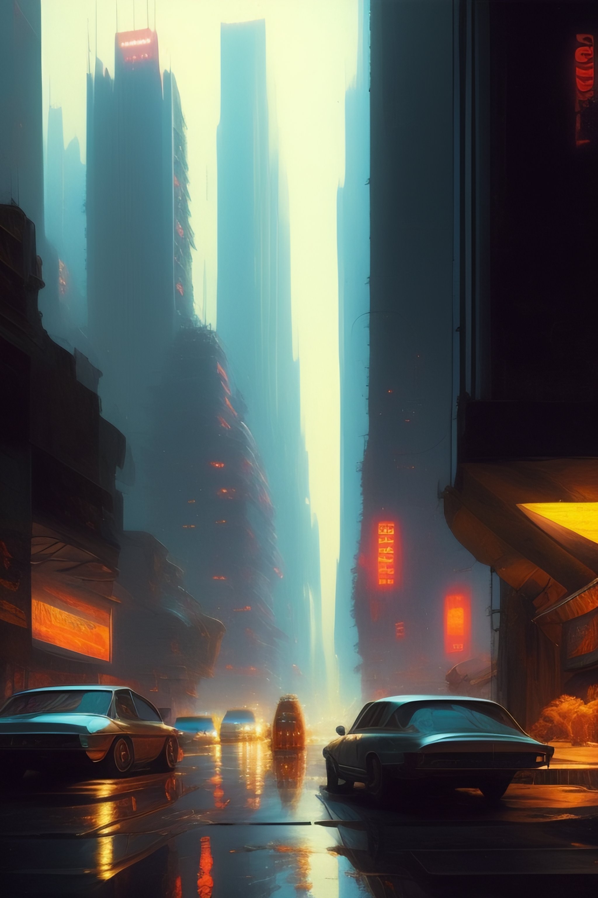 Lexica - Street cyberpunk city, hyperrealism, futurism, no blur, 4k ...