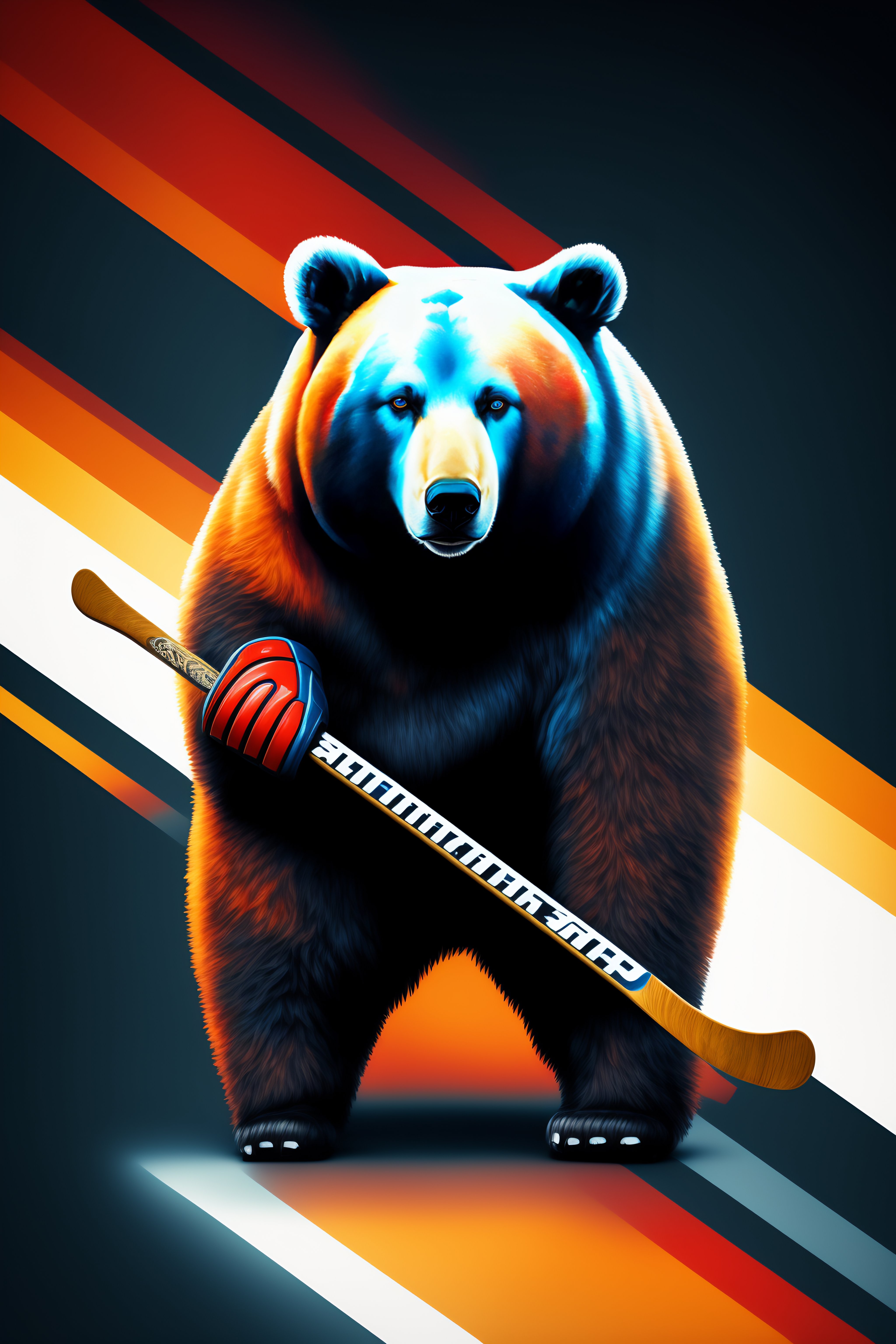Lexica - Hockey bear logo