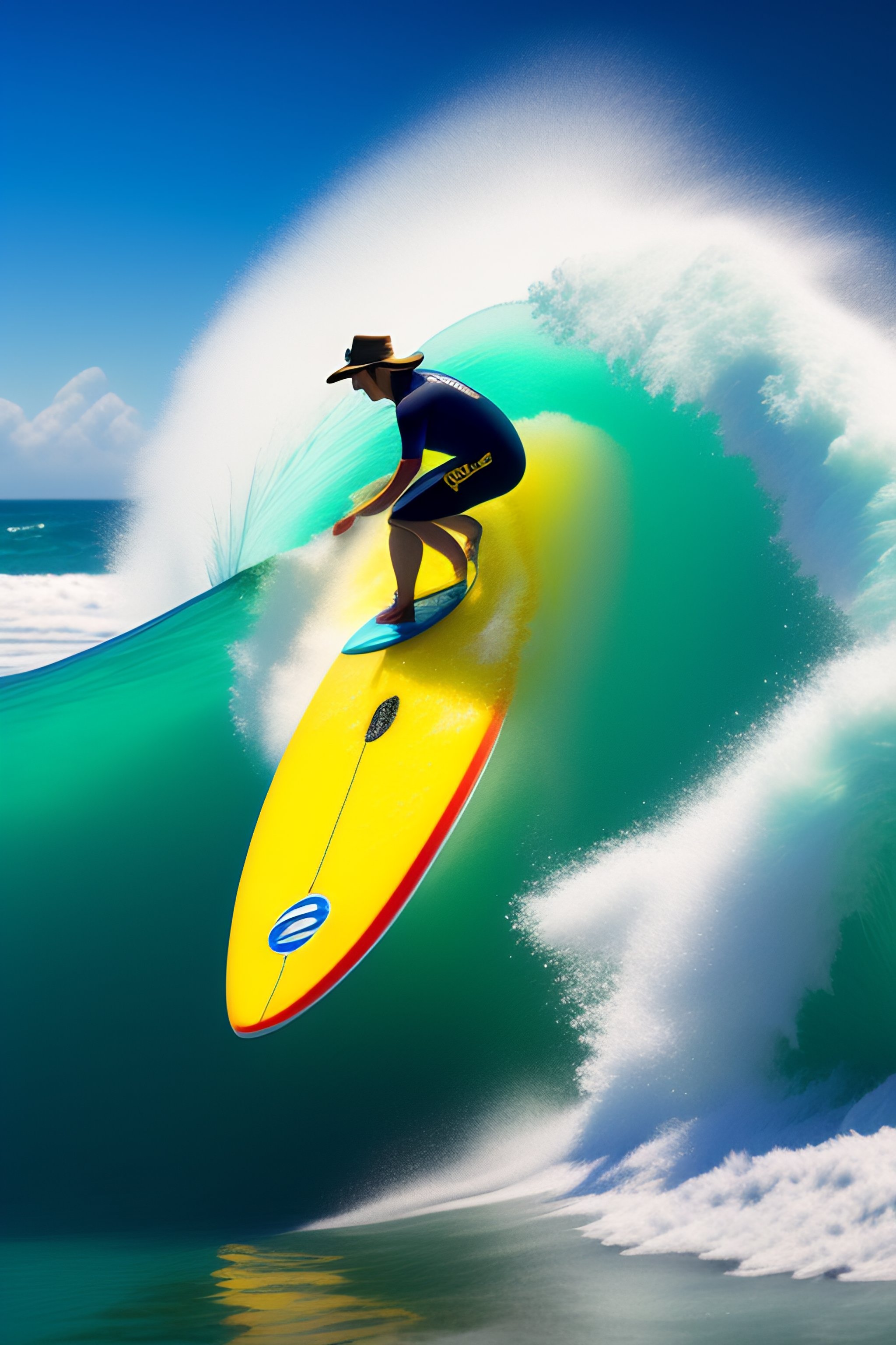 Lexica - Sponge Bob surfing