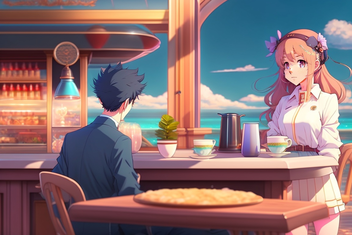 Lexica - Background anime, lofi, café and fantastic scene