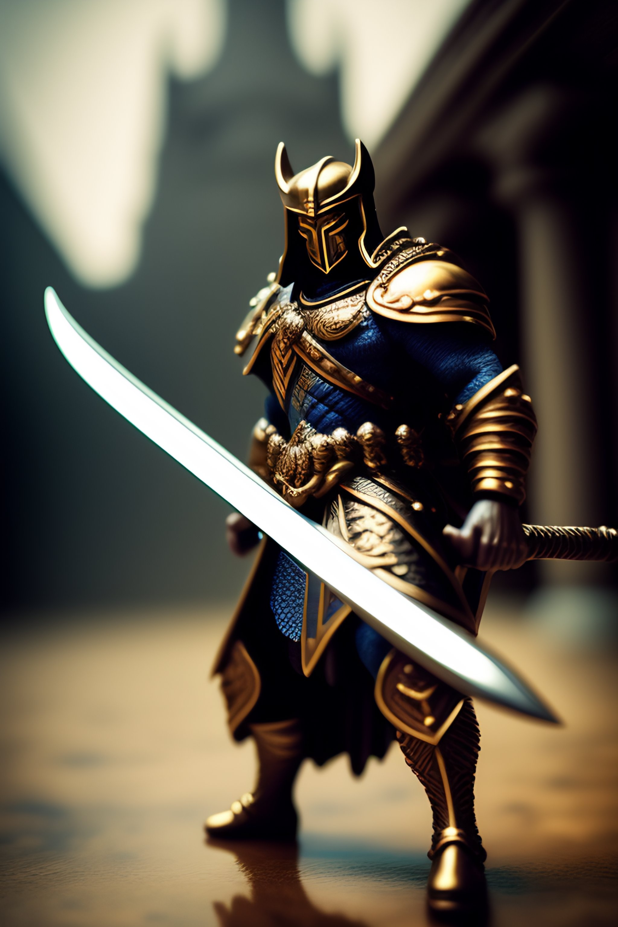 Lexica - Psychotic warrior fighting evil with a sword with the ...