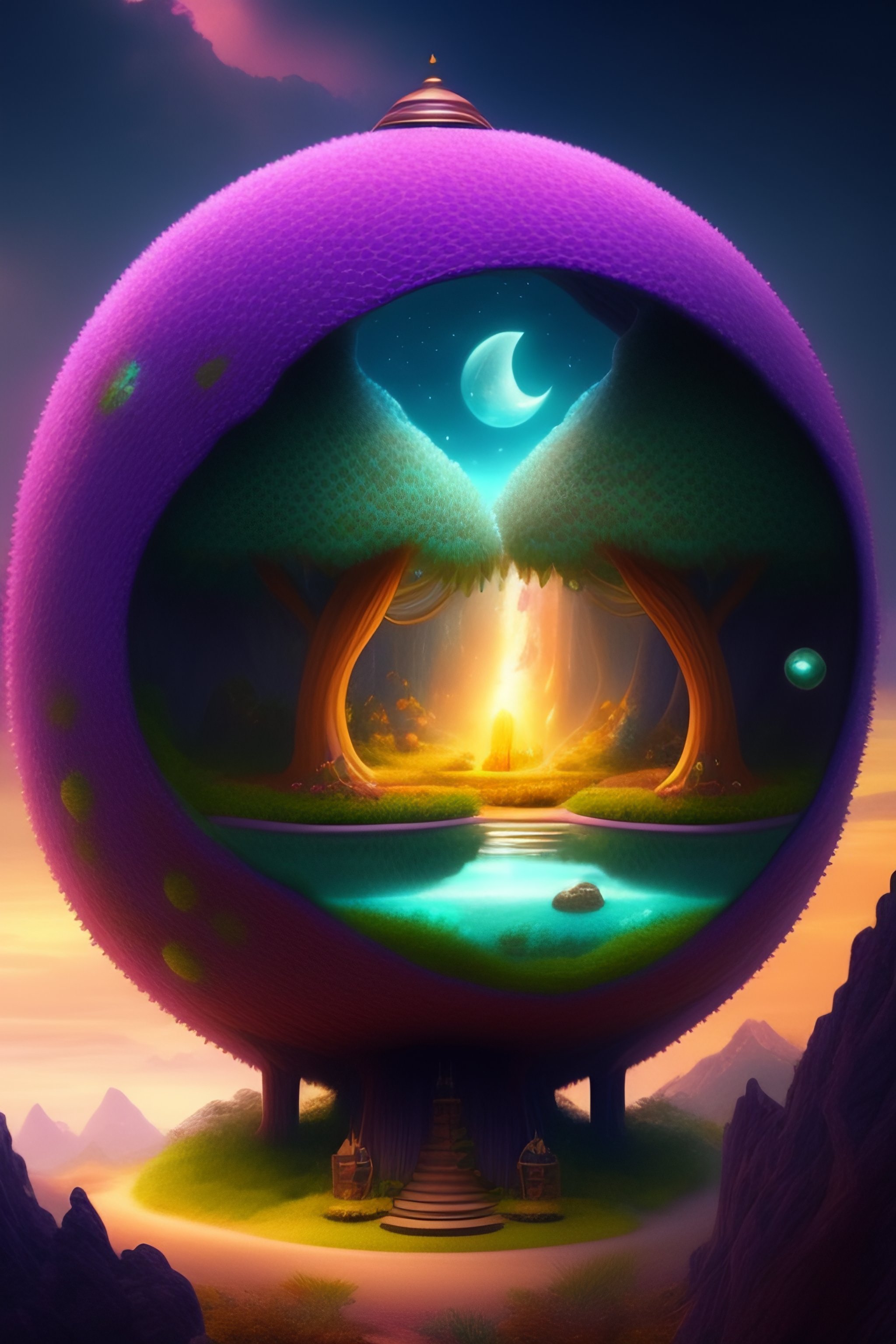 Lexica - Fantasy, mystical, cute and friendly character in own secluded ...