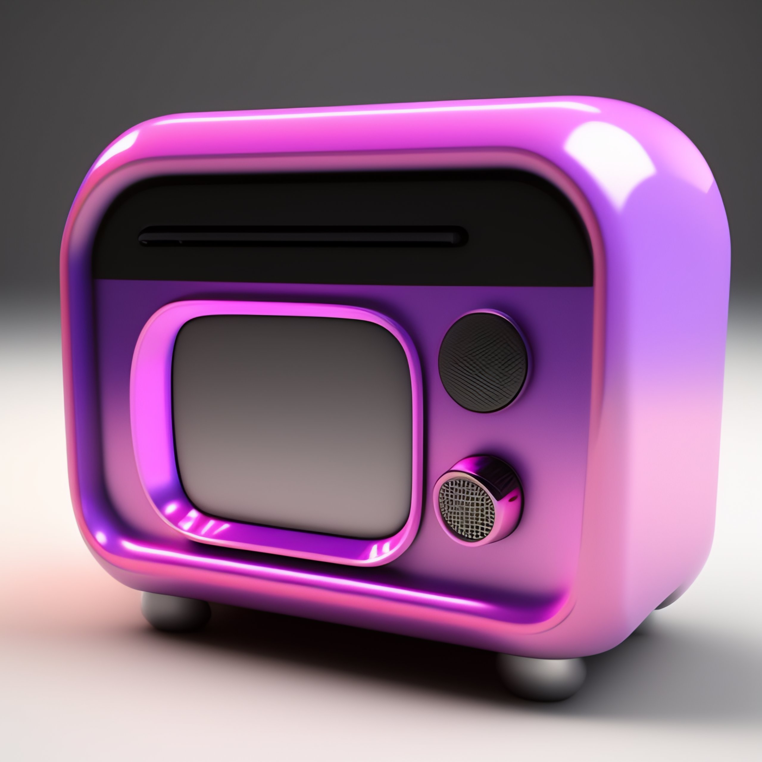 Lexica 3D Retro Tiny Cute Original Apple Mac II Render