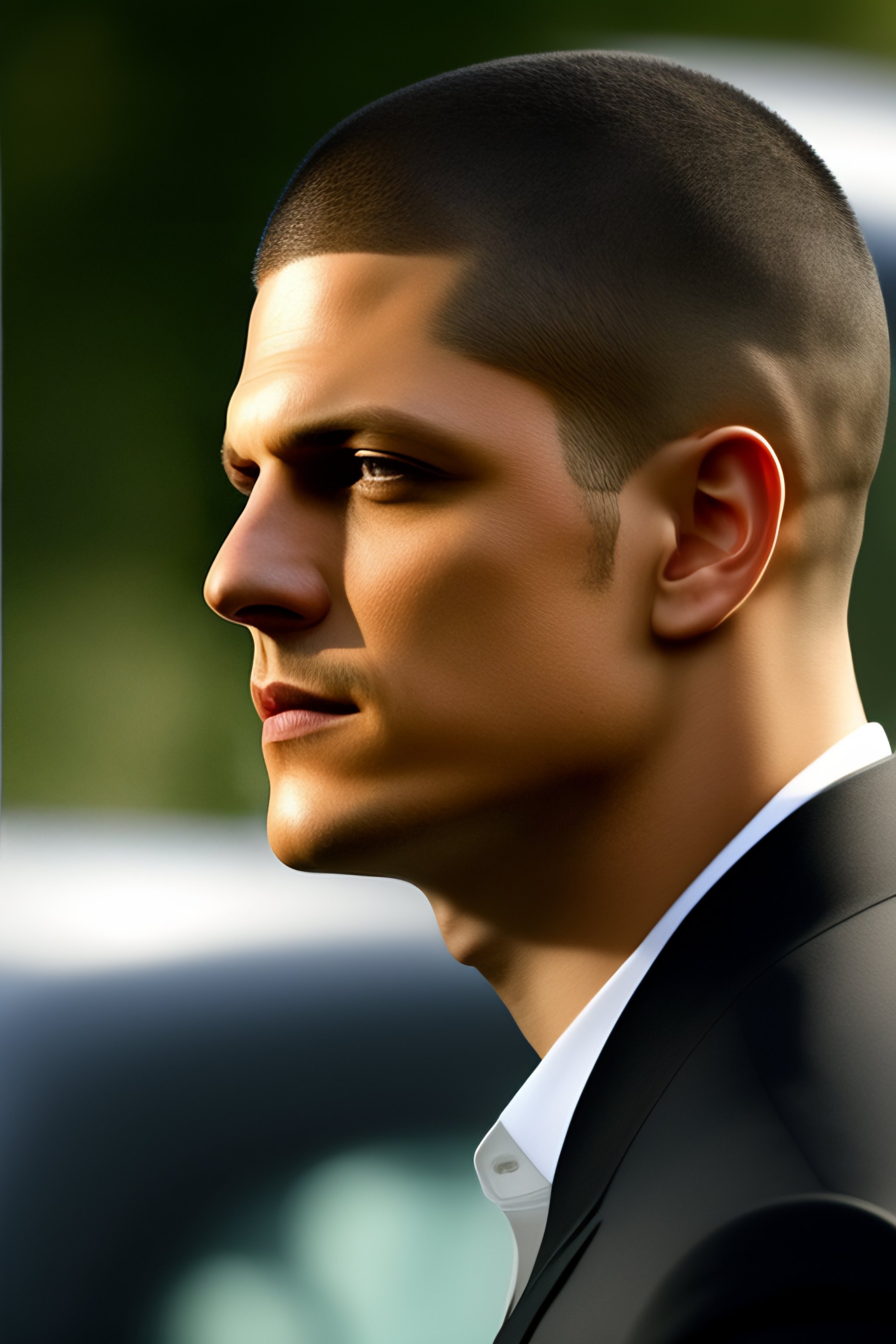 Lexica - A film still, Wentworth Miller as Eric side profile, from the ...