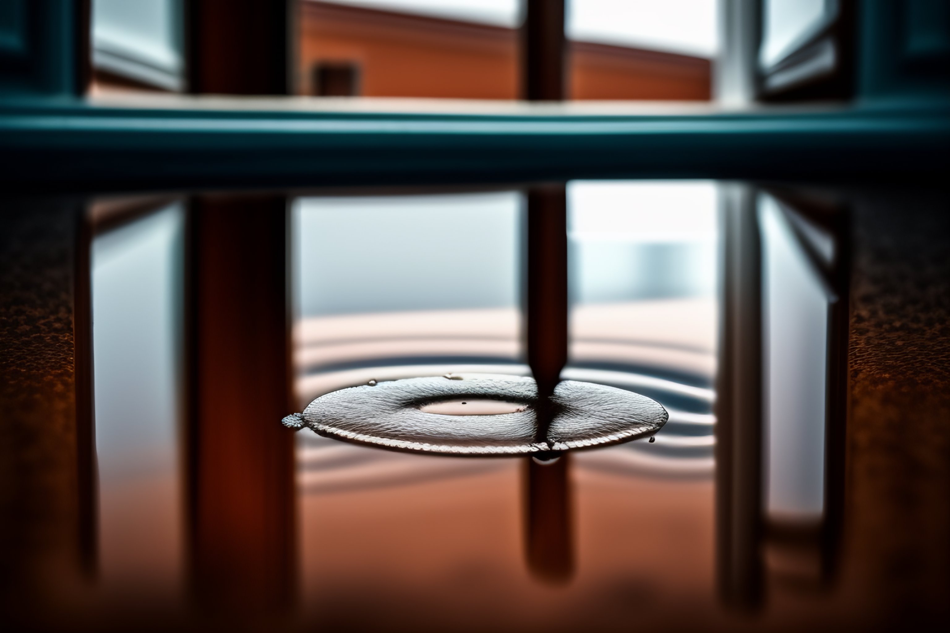 Lexica - Reflection of water into an old dirty mirror