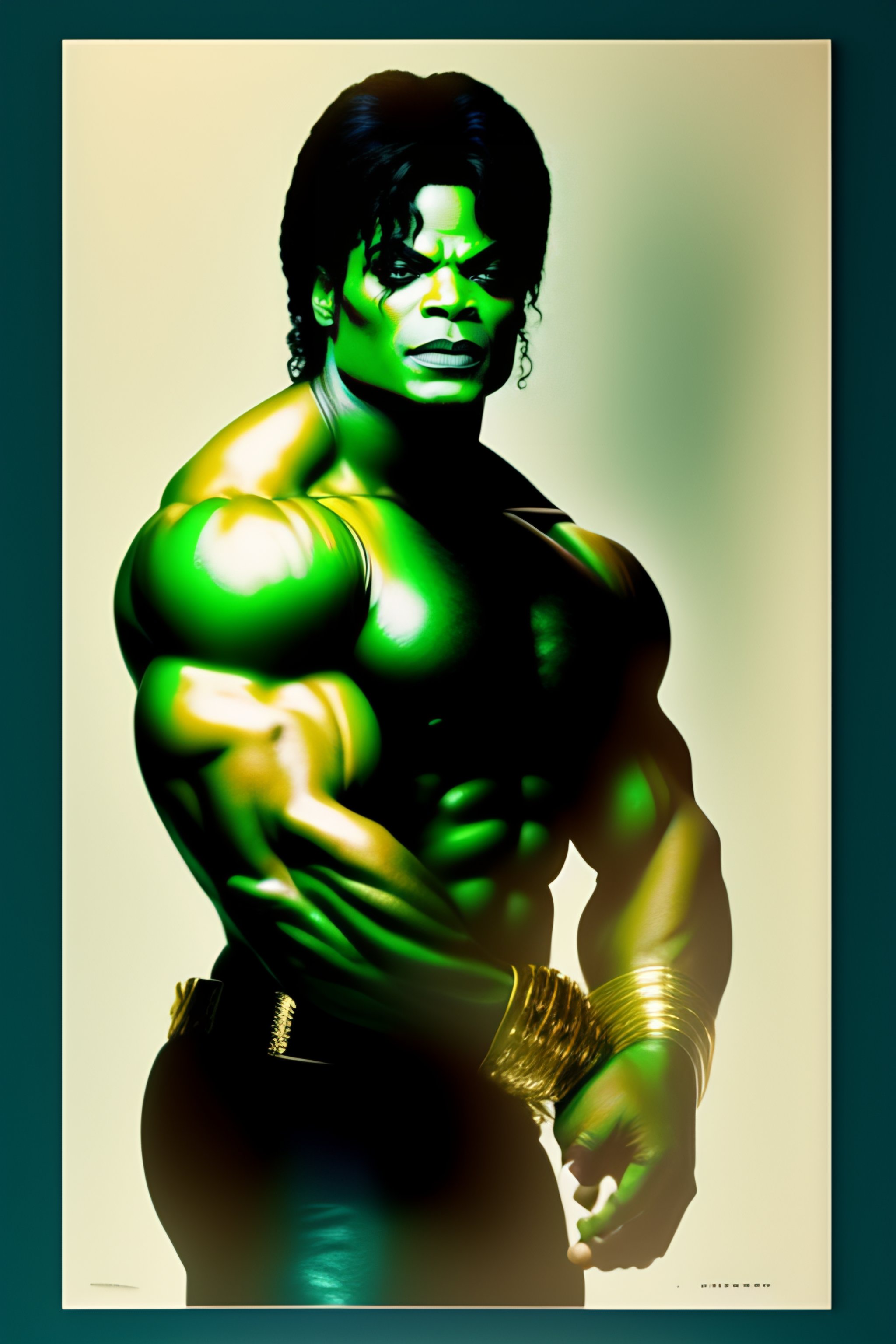 Lexica - Michael Jackson as Hulk