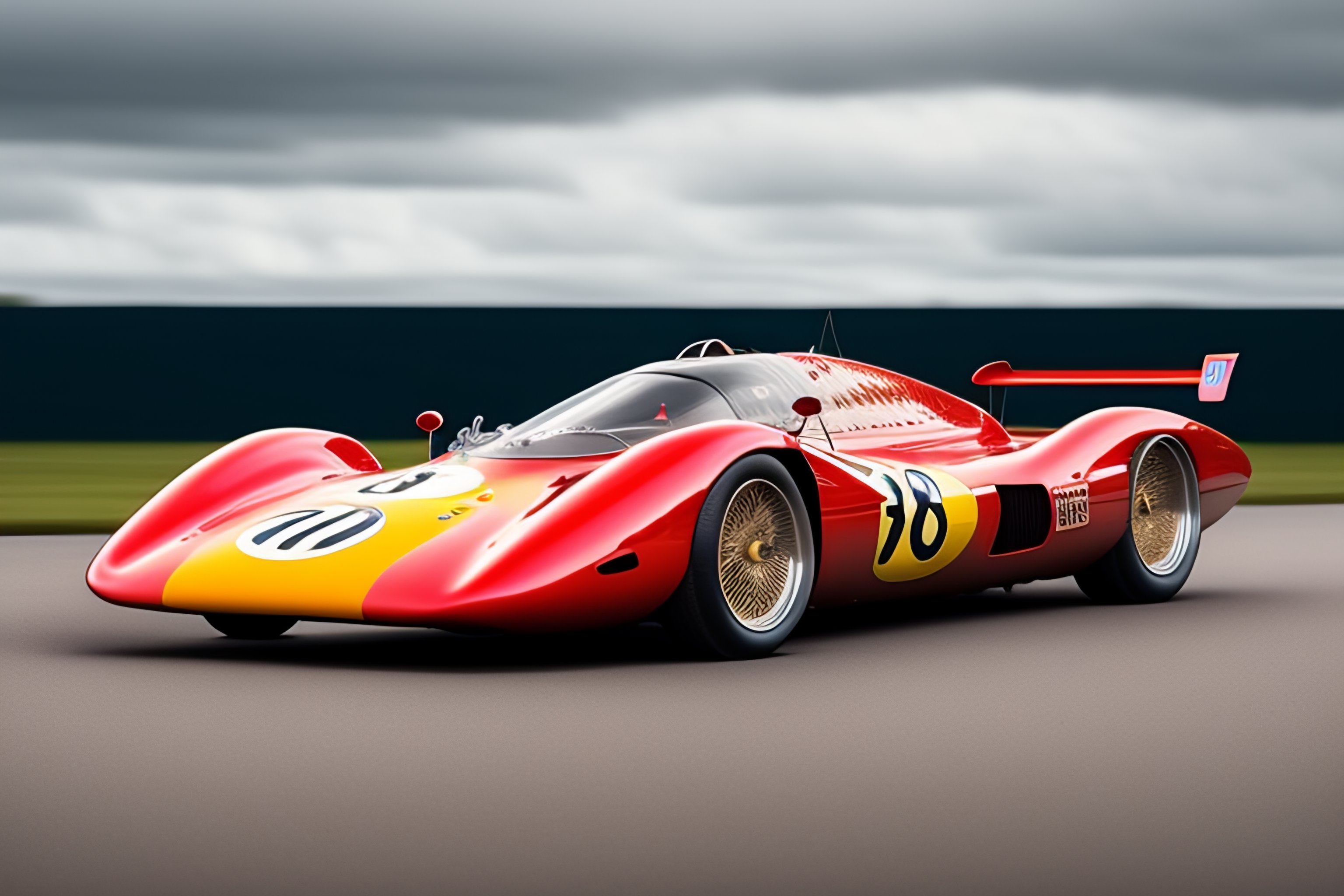 Lexica - An axolotl 1966 prototype race car at Le Mans