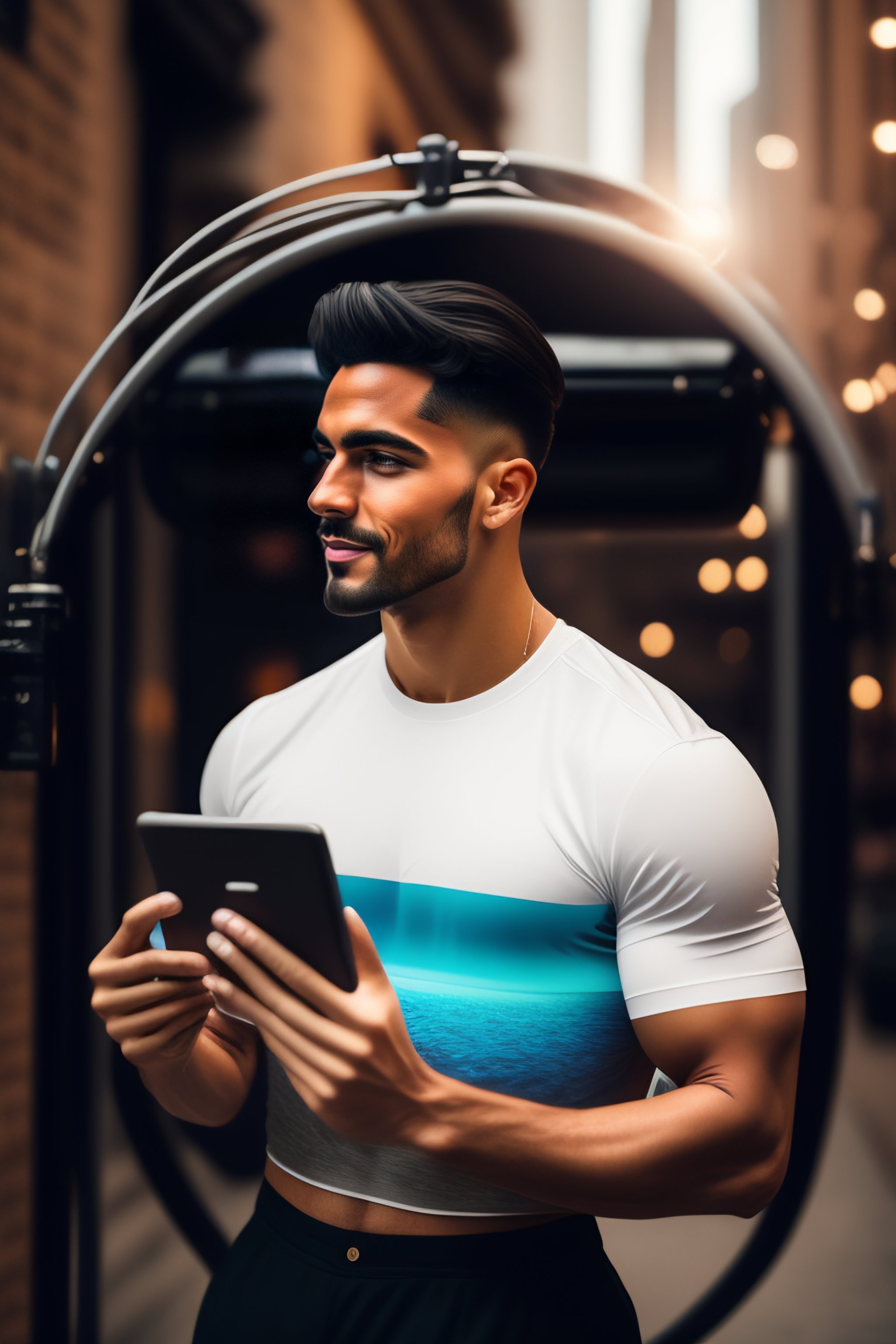 Lexica - Portrait of a Instagram man