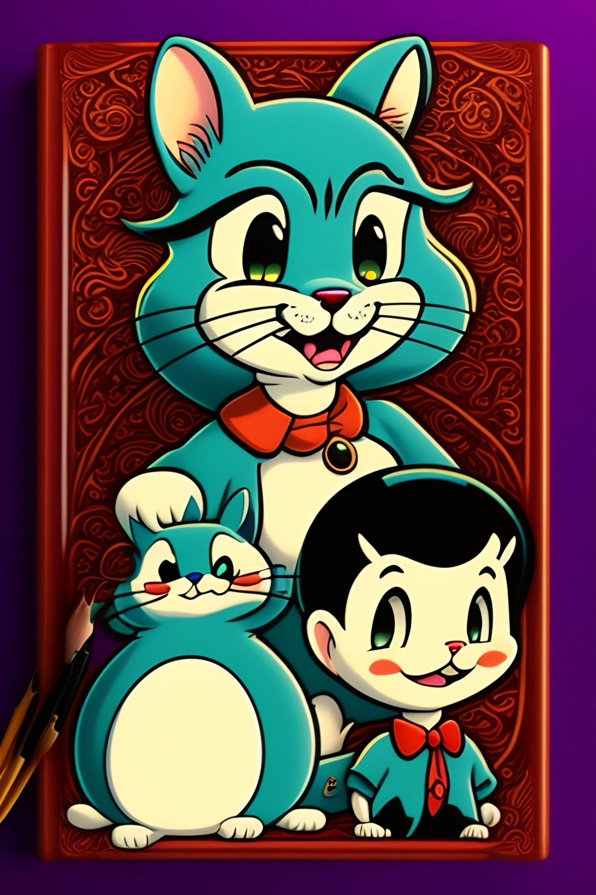 Lexica - Tom and jerry Drawing in the style of Junji ito