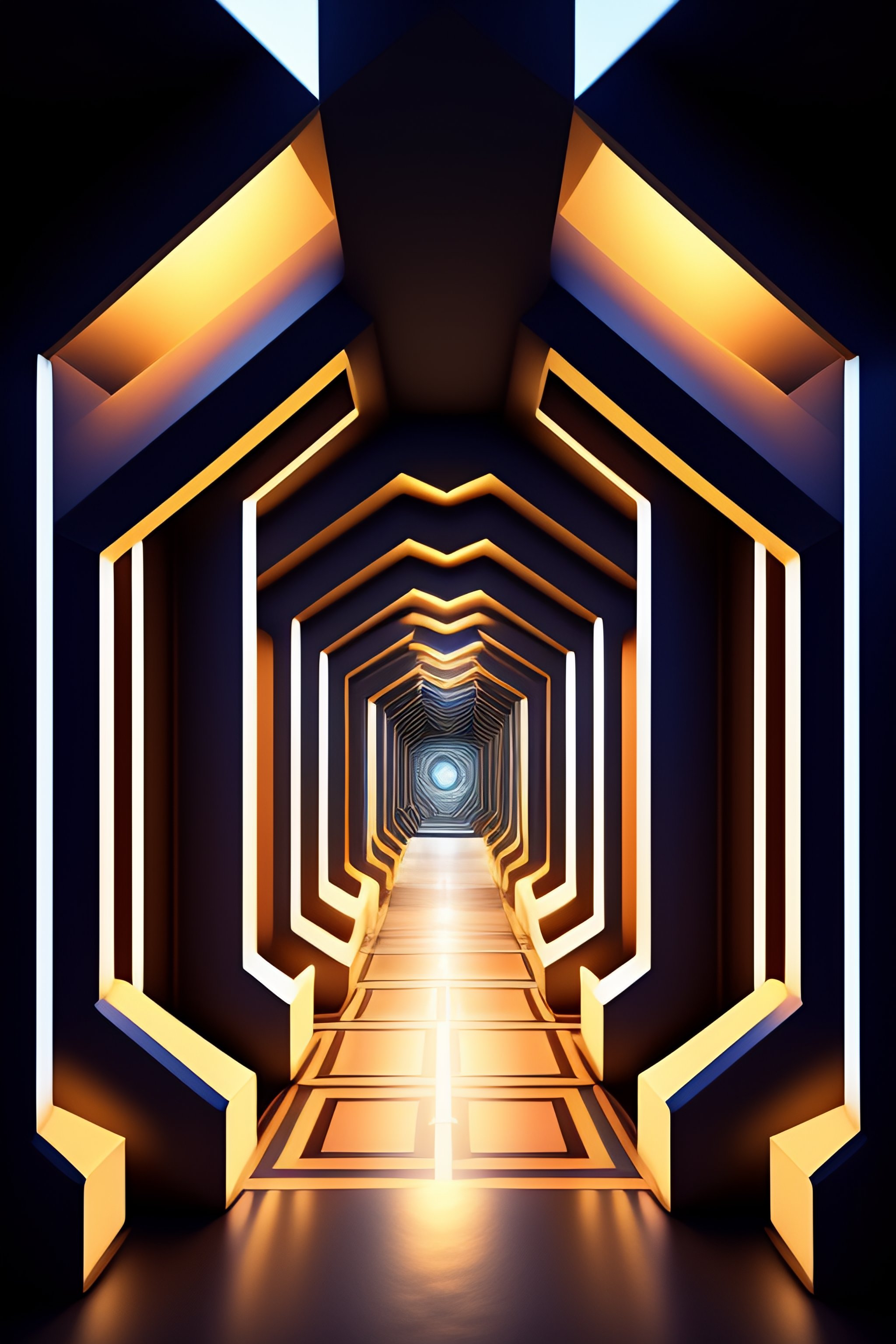 Lexica - Infinite escher-style multidimensional corridors that are ...