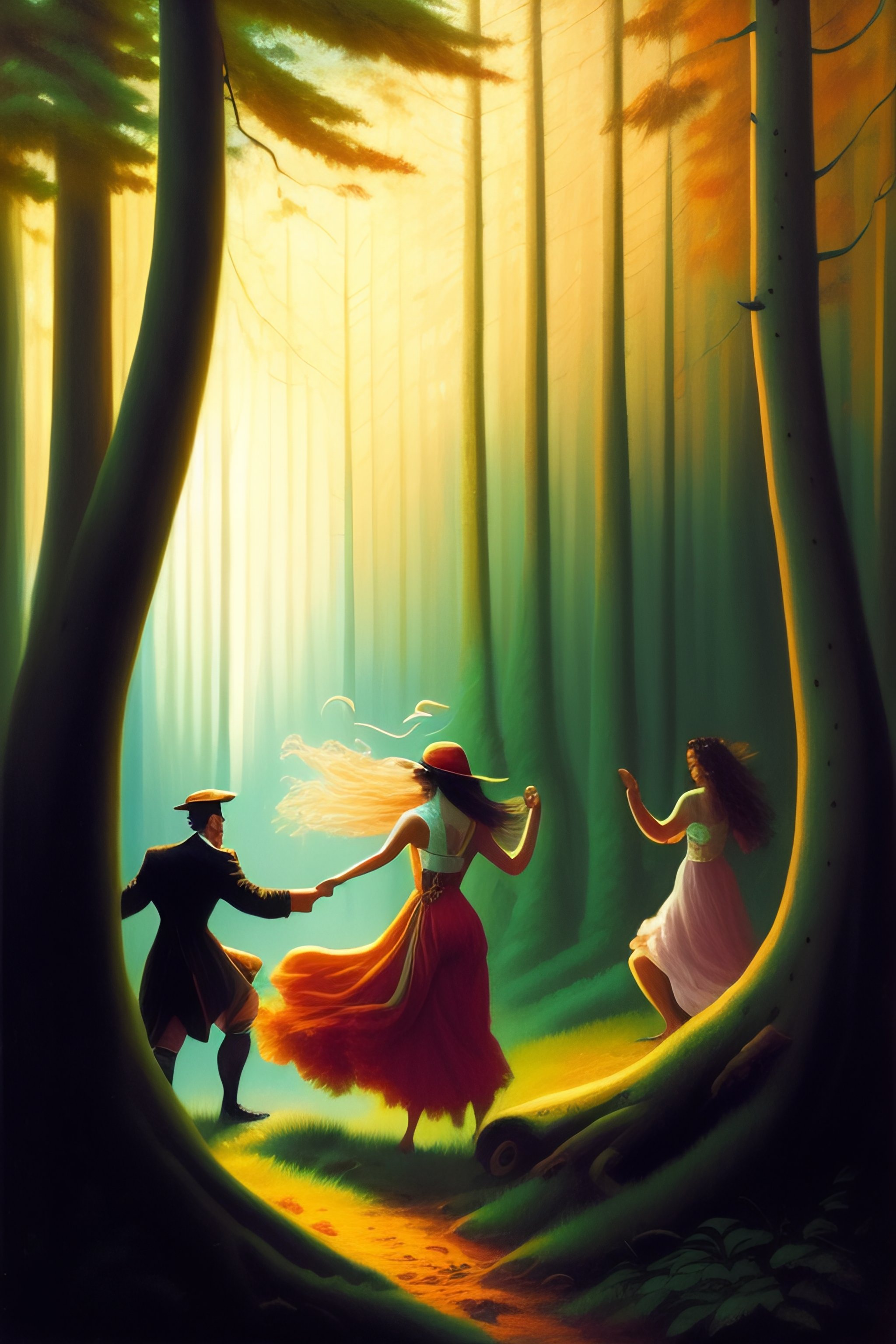Lexica - Witches and satyrs dancing in the forest