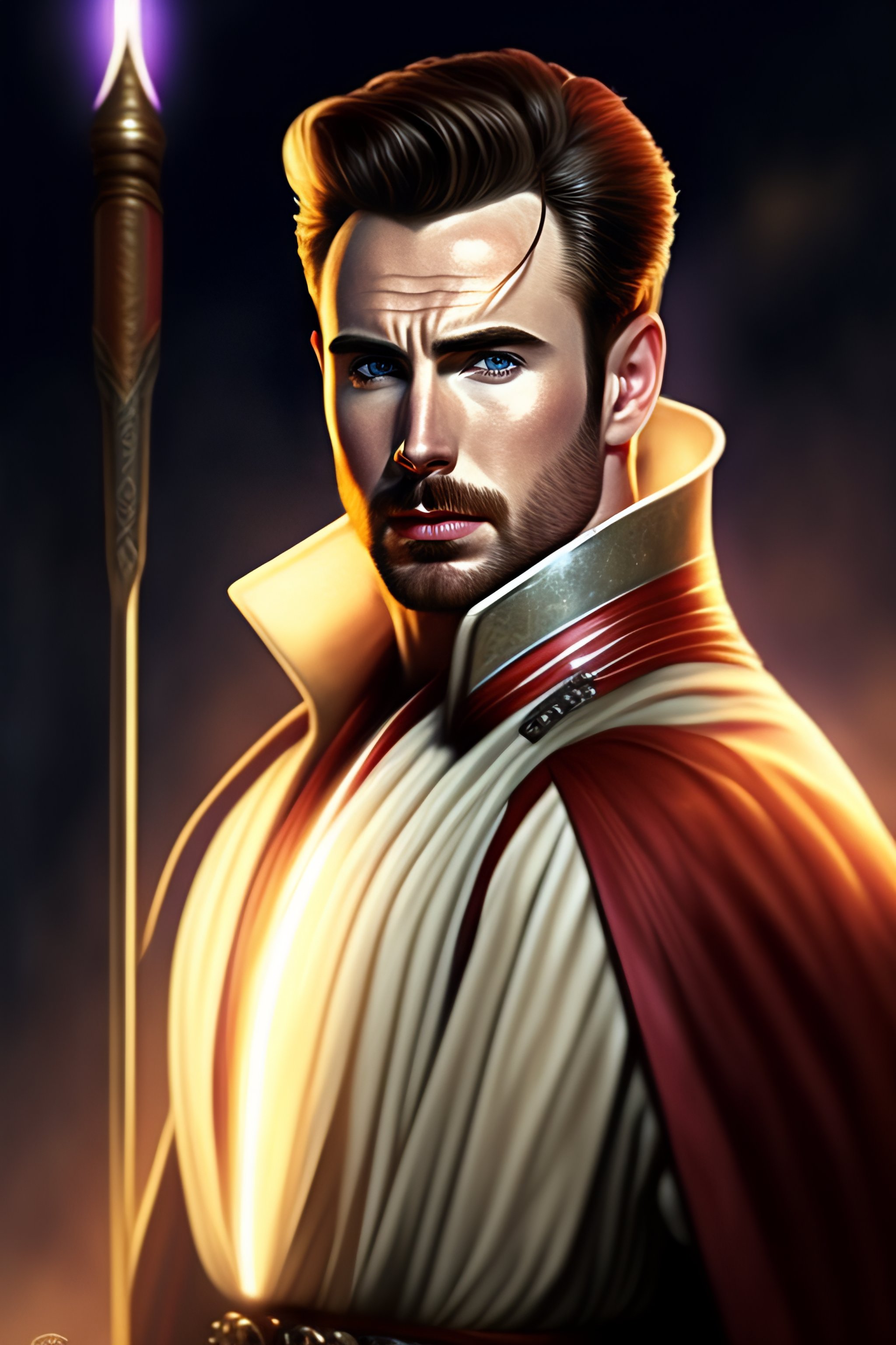 Lexica - Chris evans as a jedi mster