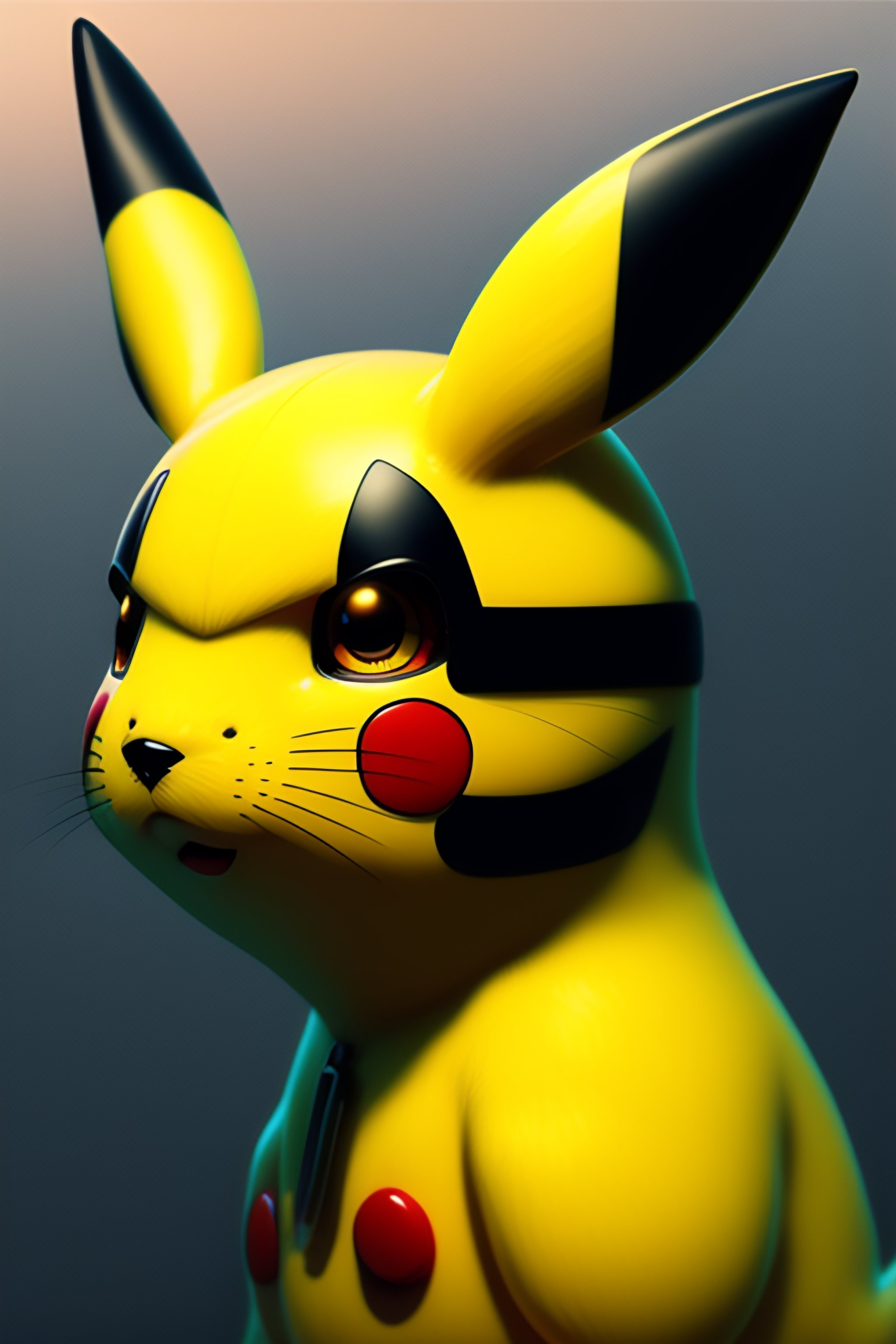 Lexica - Pikachu 2d estilo cartoon con casco ciberpunk, dispara rayos ...