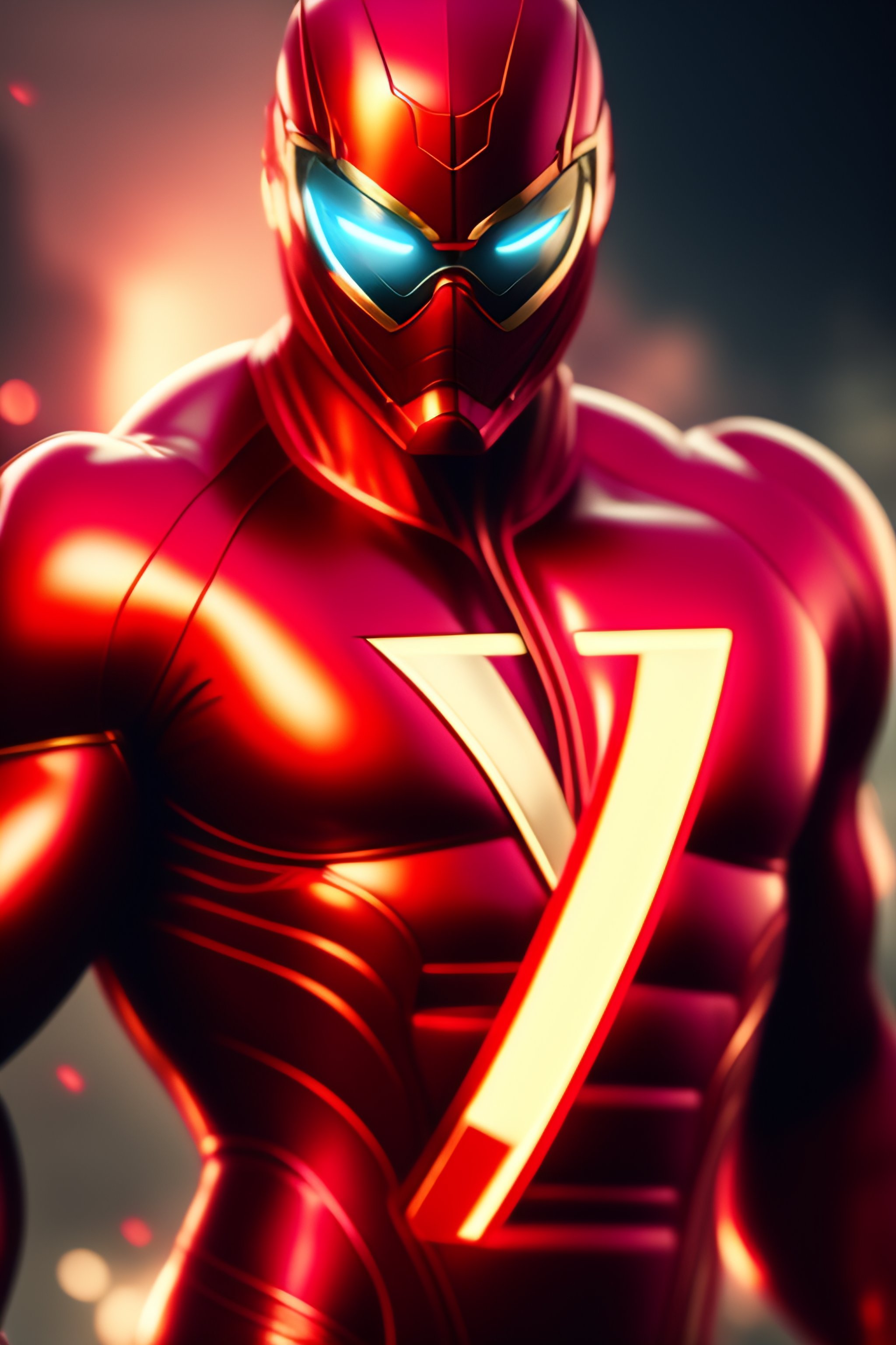 Lexica - A ultradetailed beautiful panting of a male superhero in a red ...