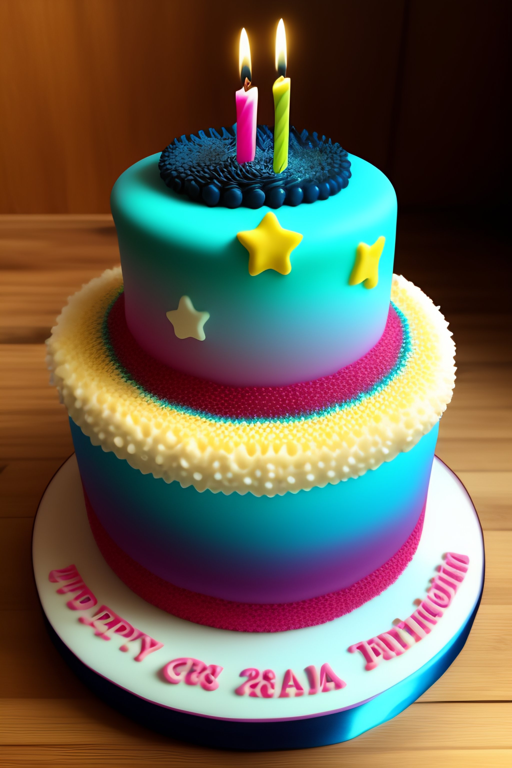 Lexica - Birthday cake