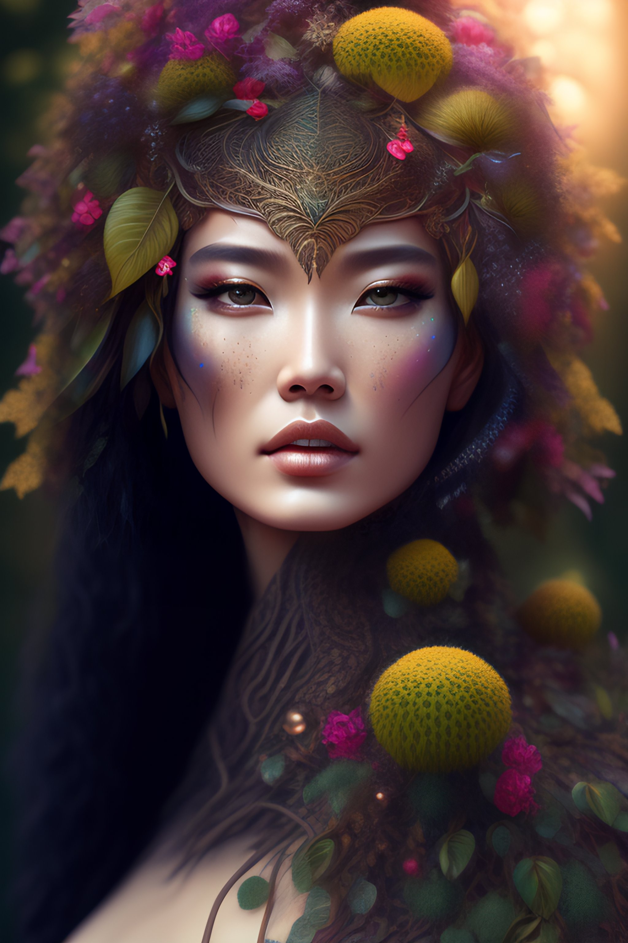 Lexica - "tree woman, Insanely Detailed and Intricate dress, branches ...