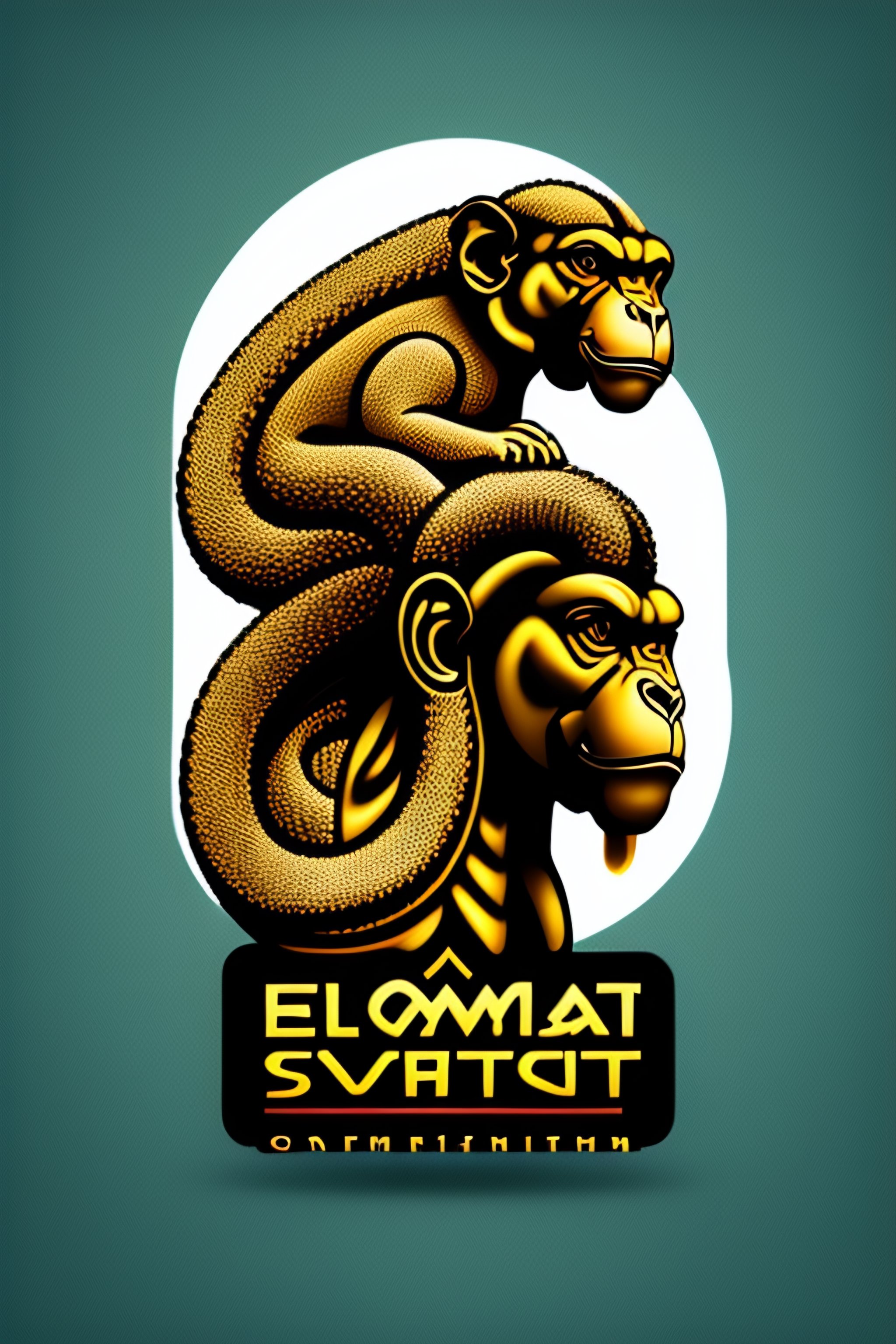 Lexica - A logo of an Egyptian snake-headed god playing computer ...