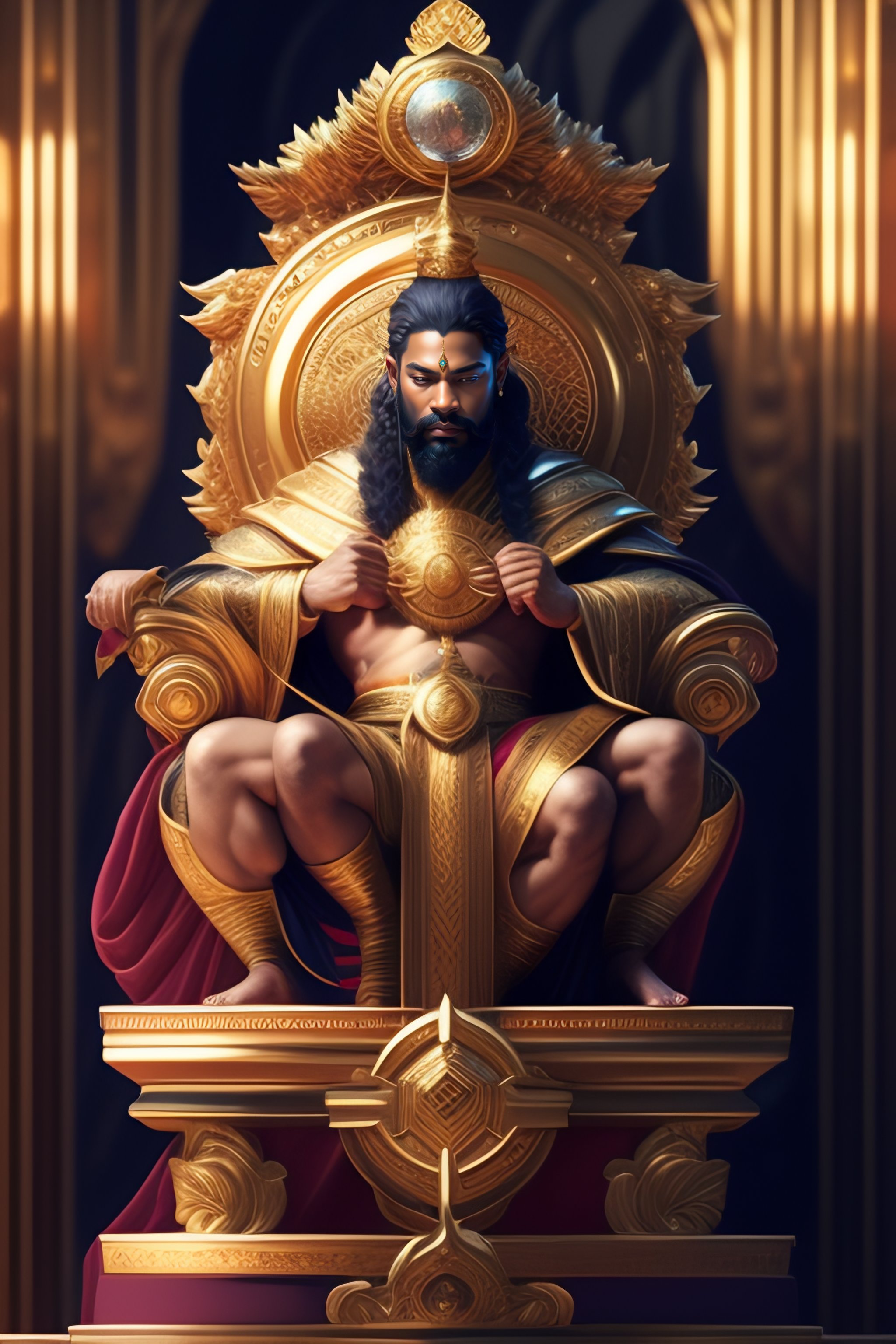 Lexica - God Sitting on the Throne Being Worshiped by the Nations ...