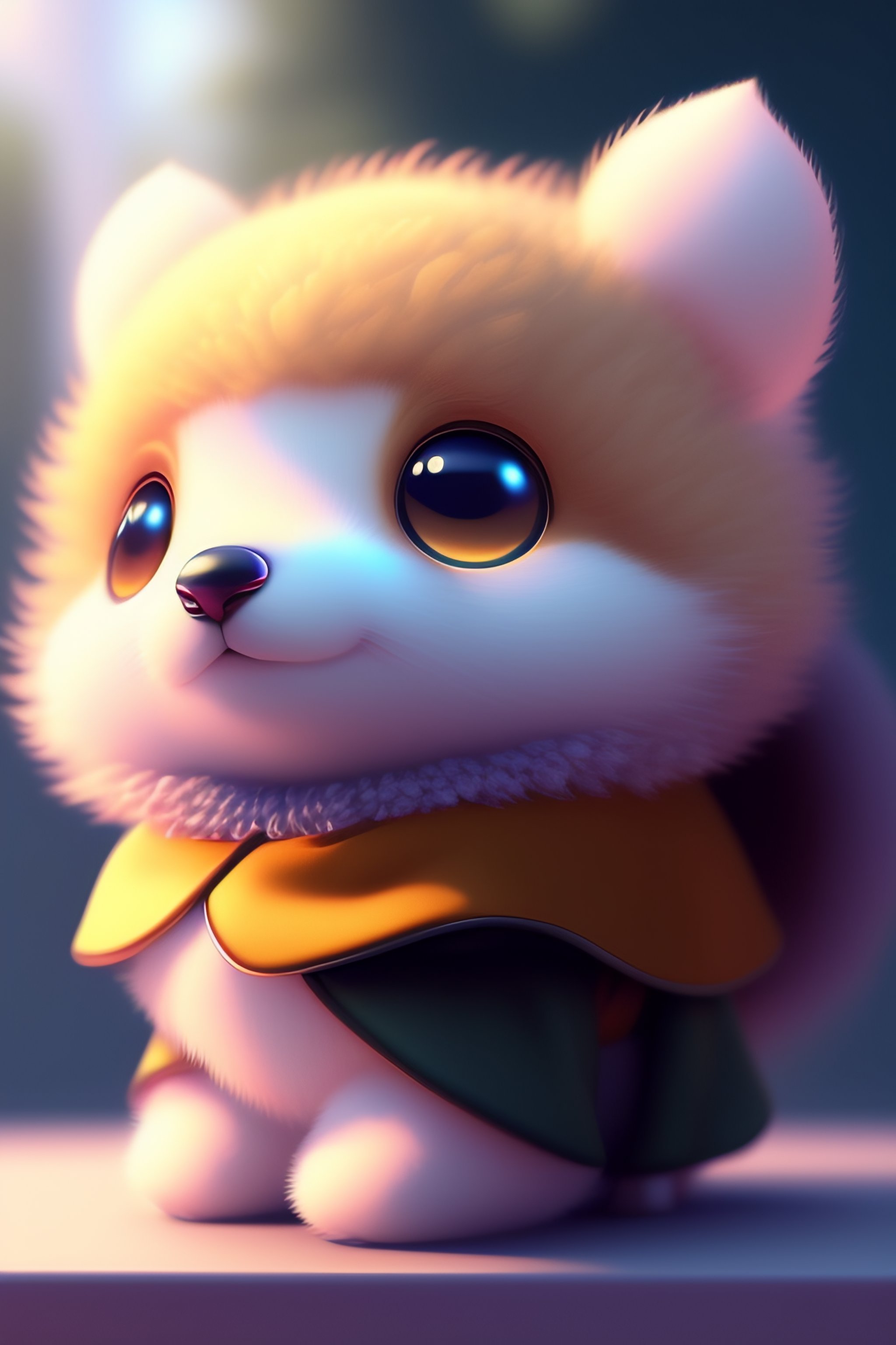 Lexica - CUTE AND ADORABLE CARTOON FLUFFY BABY RHEA, FANTASY, DREAMLIKE ...