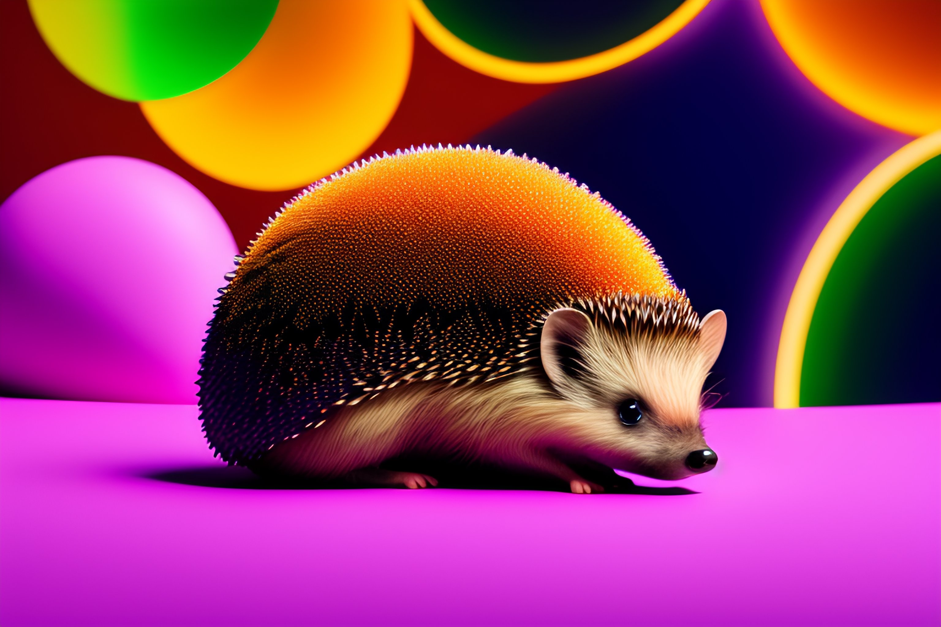Lexica - /imagine prompt: Hedgehog with crisps::5 futuristic::1 ...
