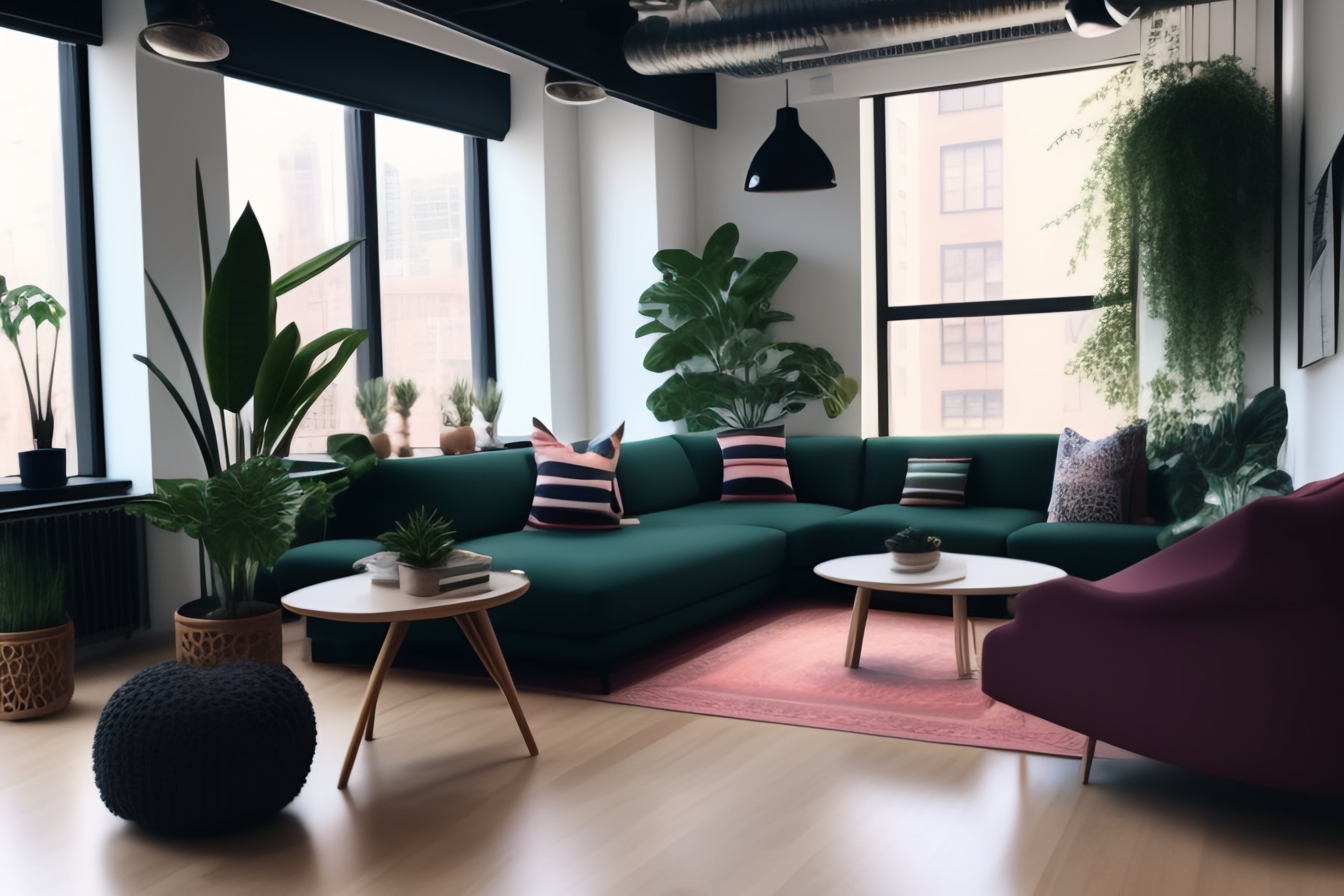 Lexica - Interior, creative agency, wework style, hipster, apple ...