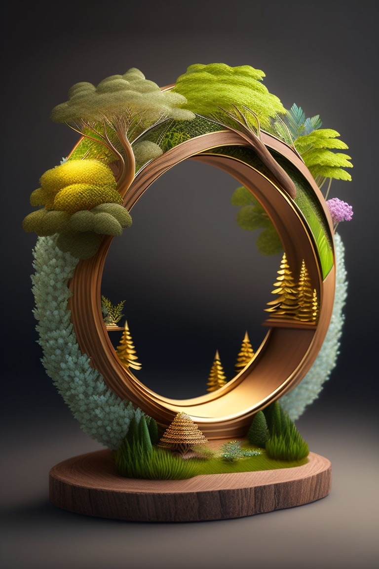 Lexica - Hyper realistic forest crown