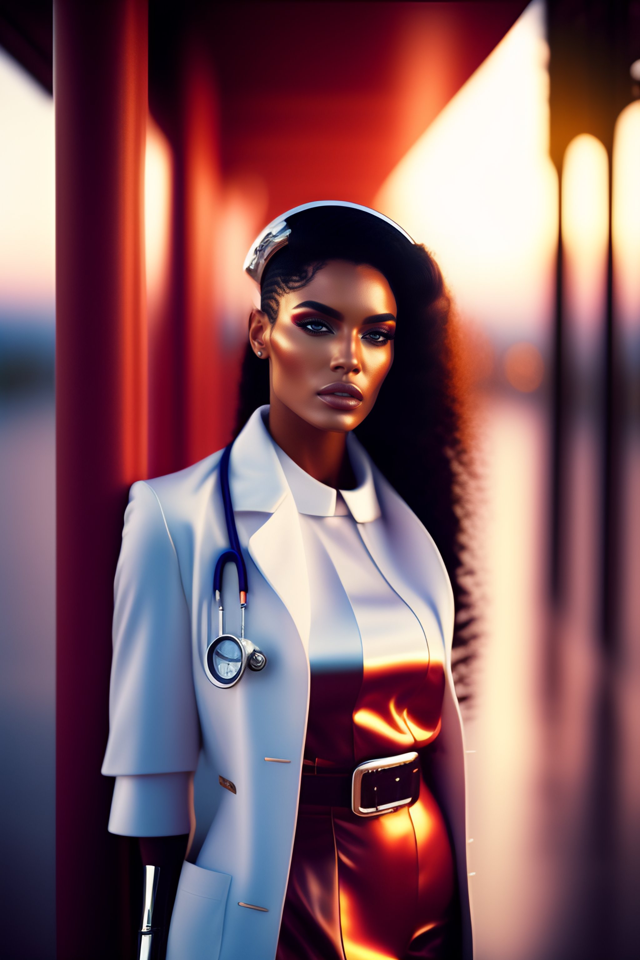 Lexica - Nurse practioner for social media. Ultra hd! realistic! marc ...