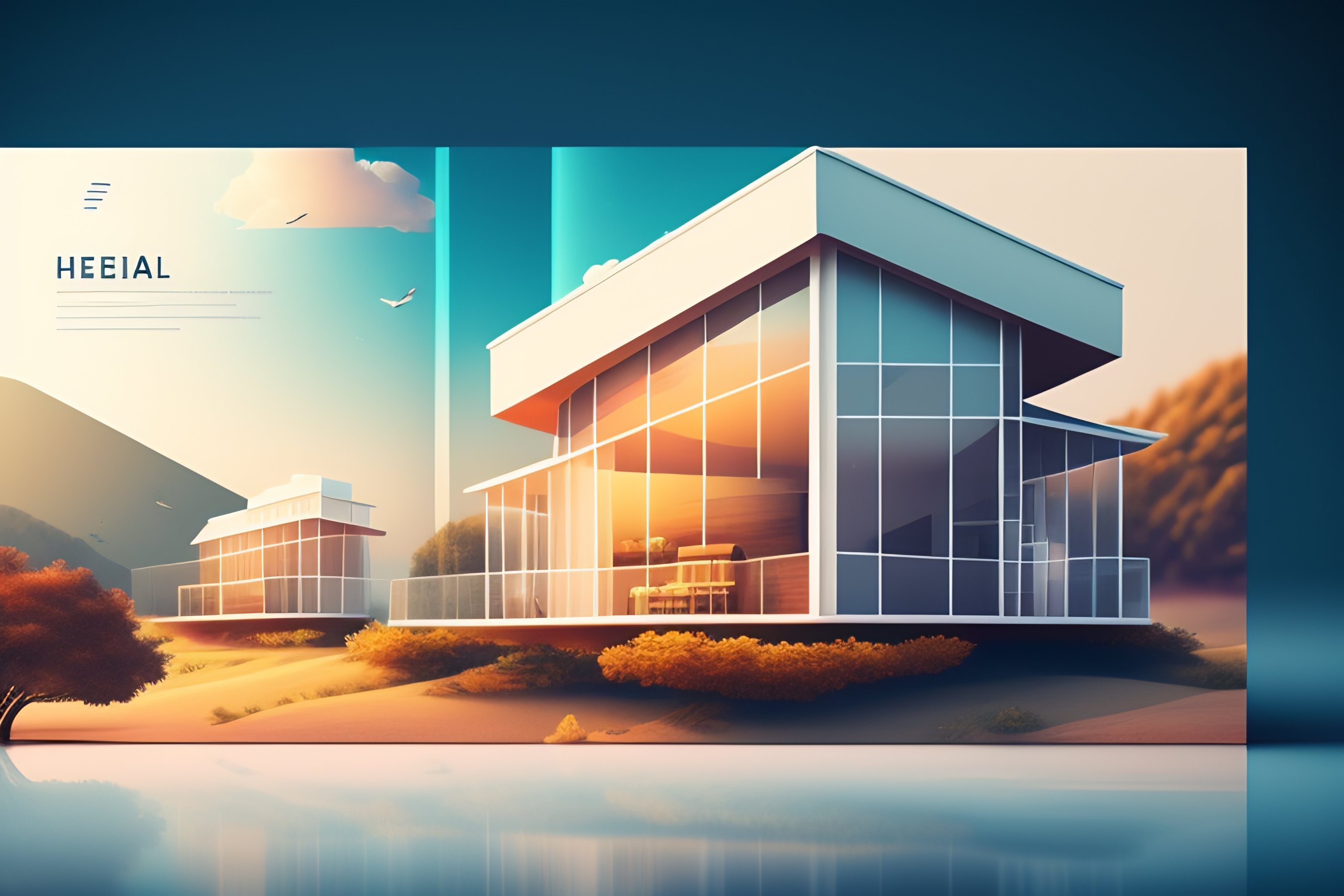 Lexica - Webpage background hero image for real estate company ...