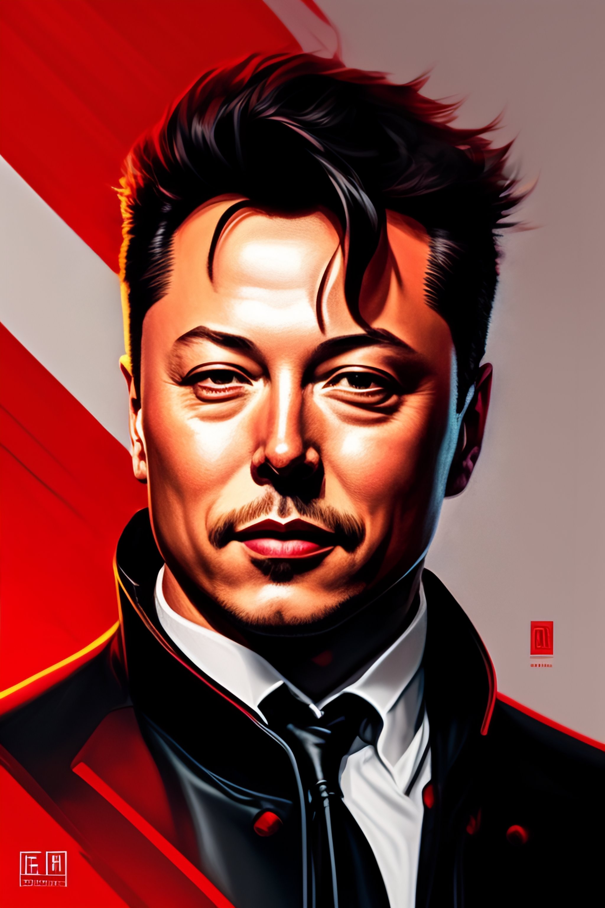 Lexica - Highly detailed portrait of elon musk, by Dustin Nguyen ...