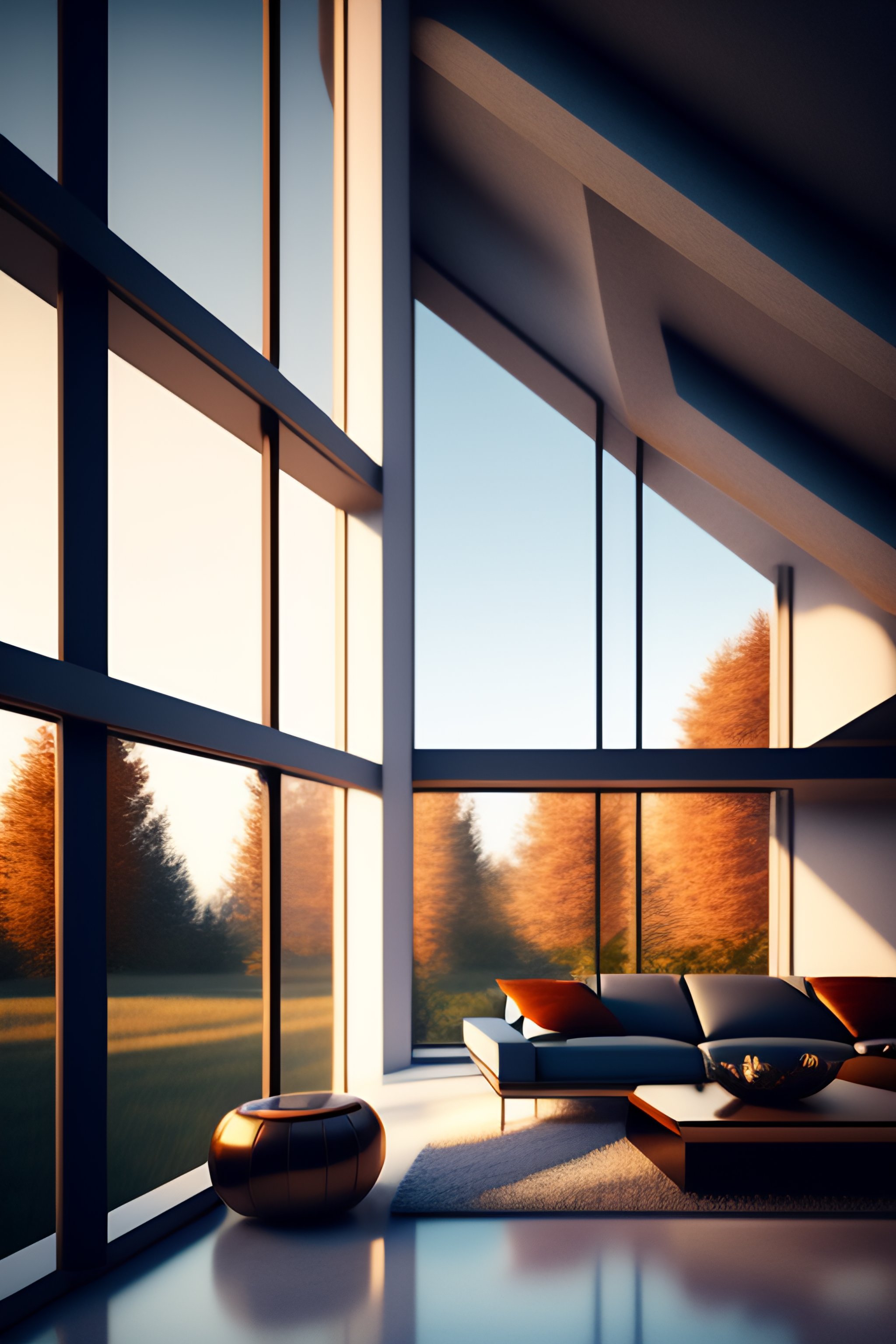 Lexica - Hyper realistic photo of a high end futuristic single-level ...