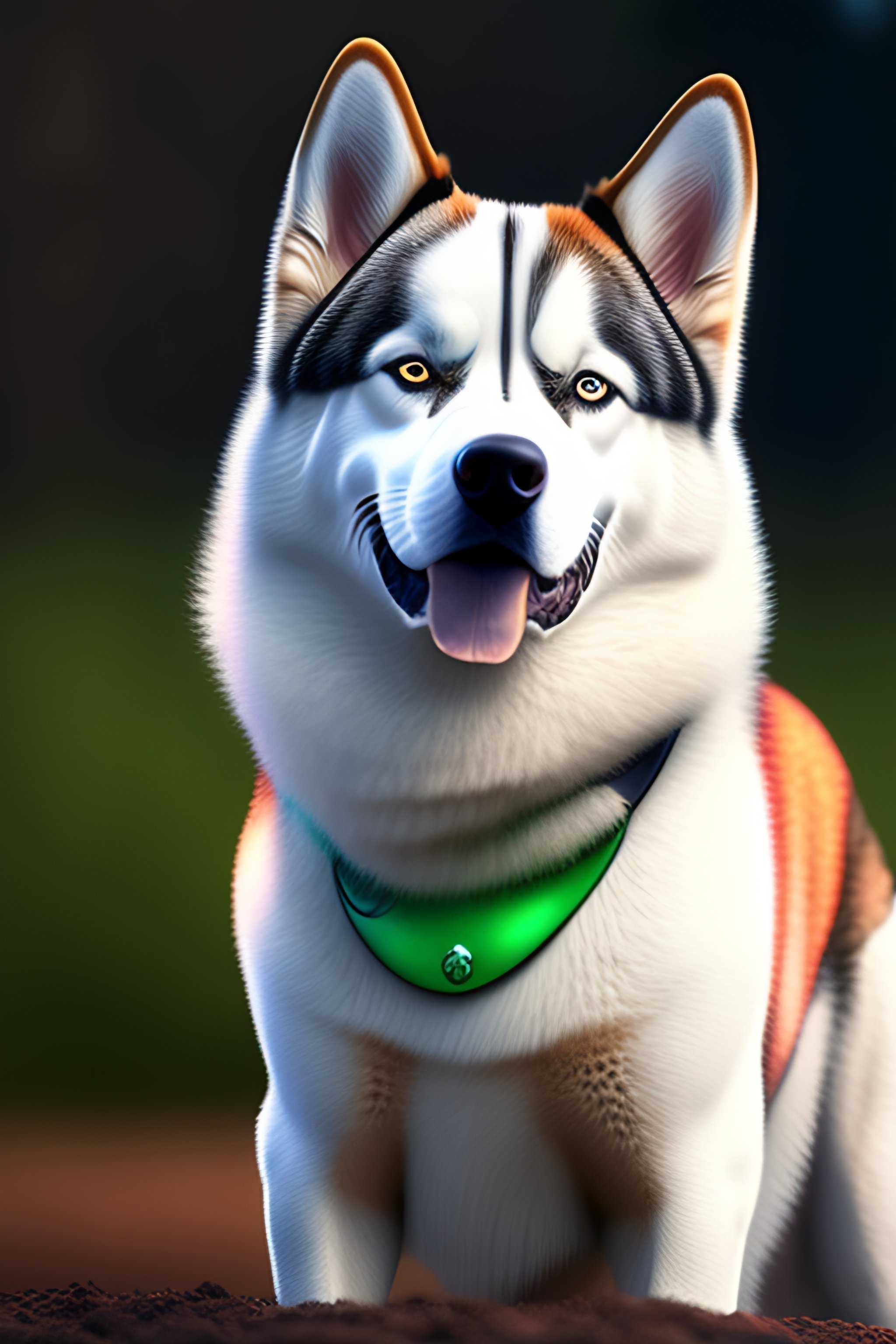 Lexica - Dog husky cthulhu demon