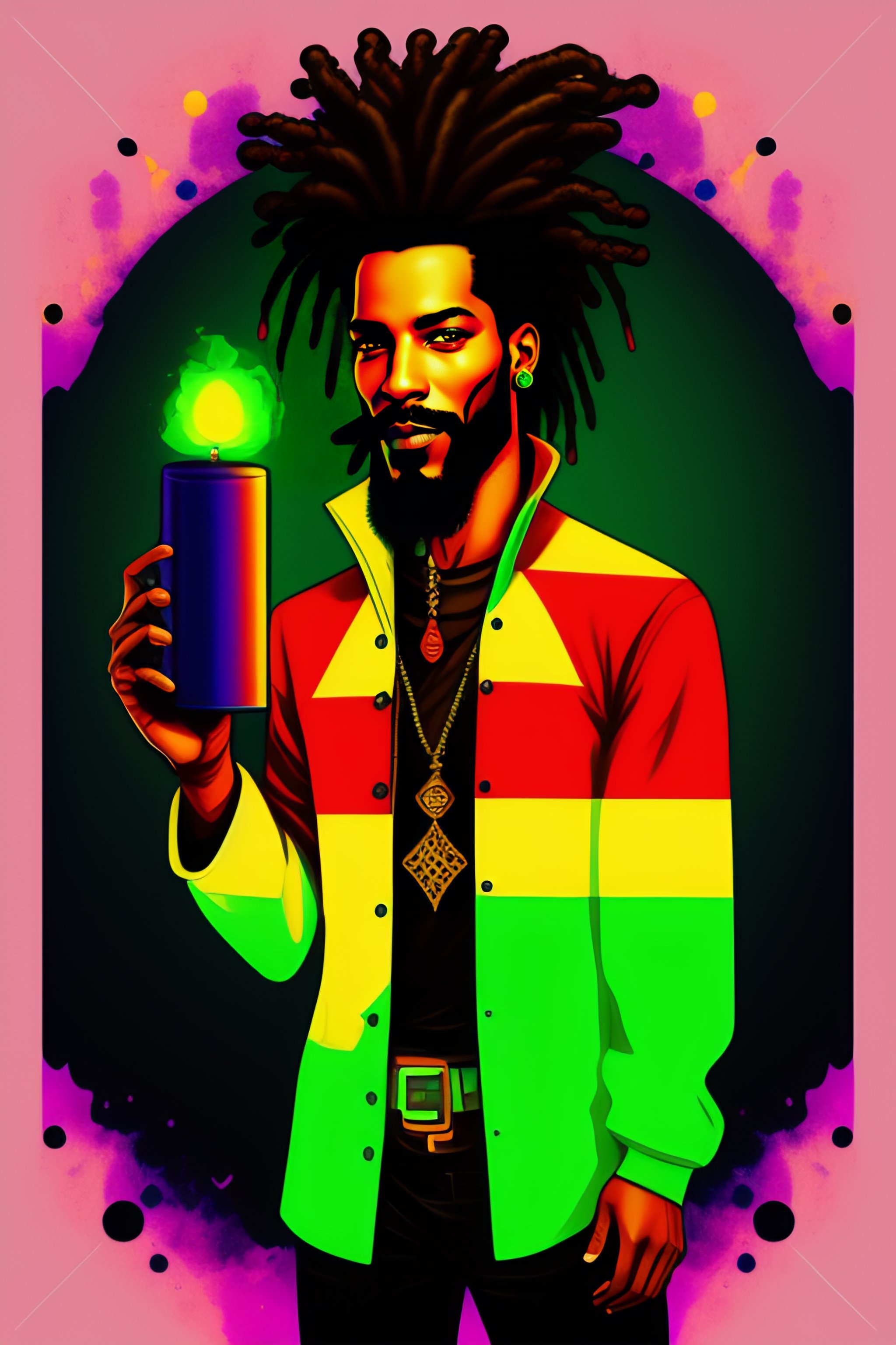 Lexica - An anthropomorphic handsome rasta man borderlands 3 psycho ...