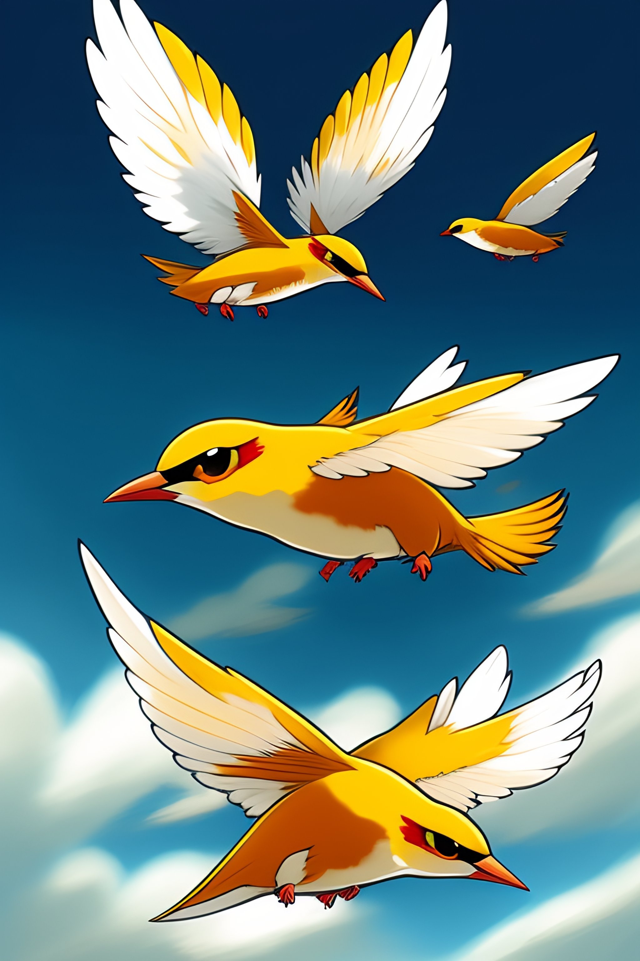 Lexica - Flying type Pokemon based on a tern, first stage Pokemon ...