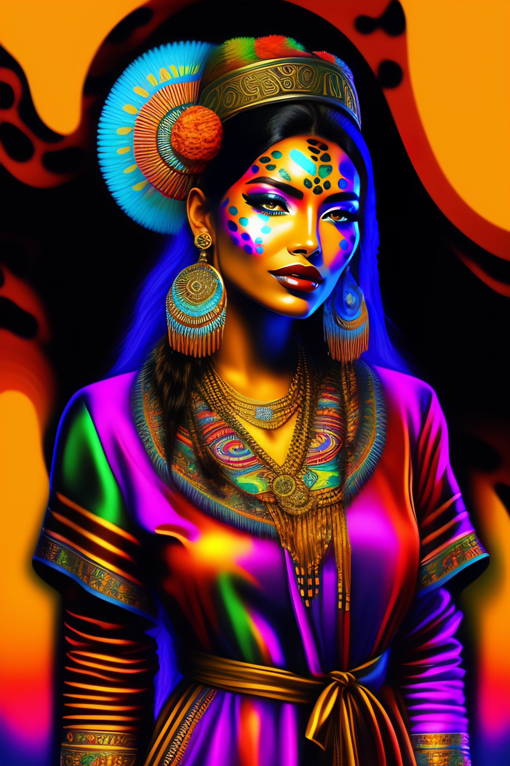 Lexica - An anthropomorphic beautiful mayan woman borderlands 3 psycho ...