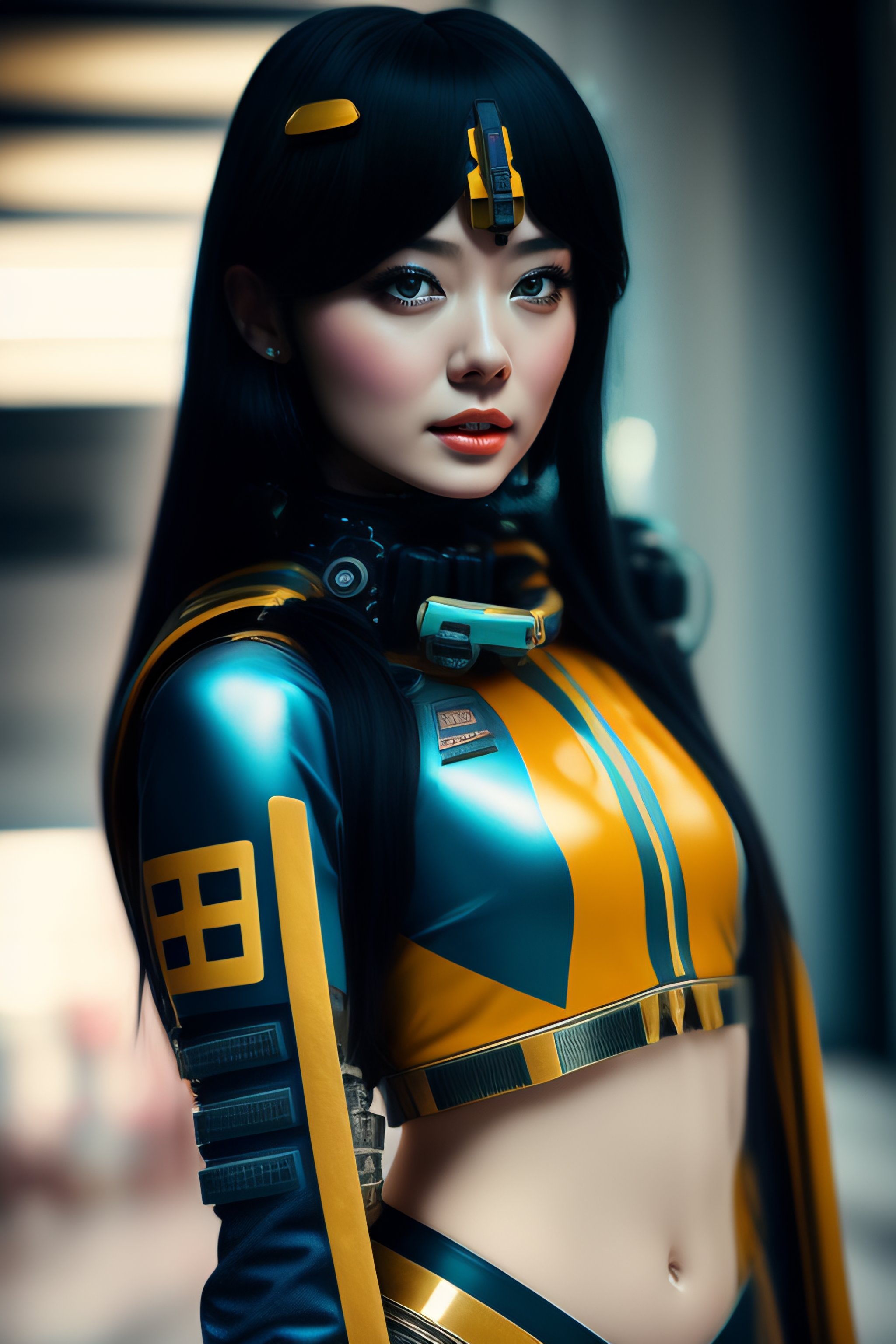 Lexica - Photoreal, cosplay, Cosplayer, cyber punk, Kanna Hashimoto ...