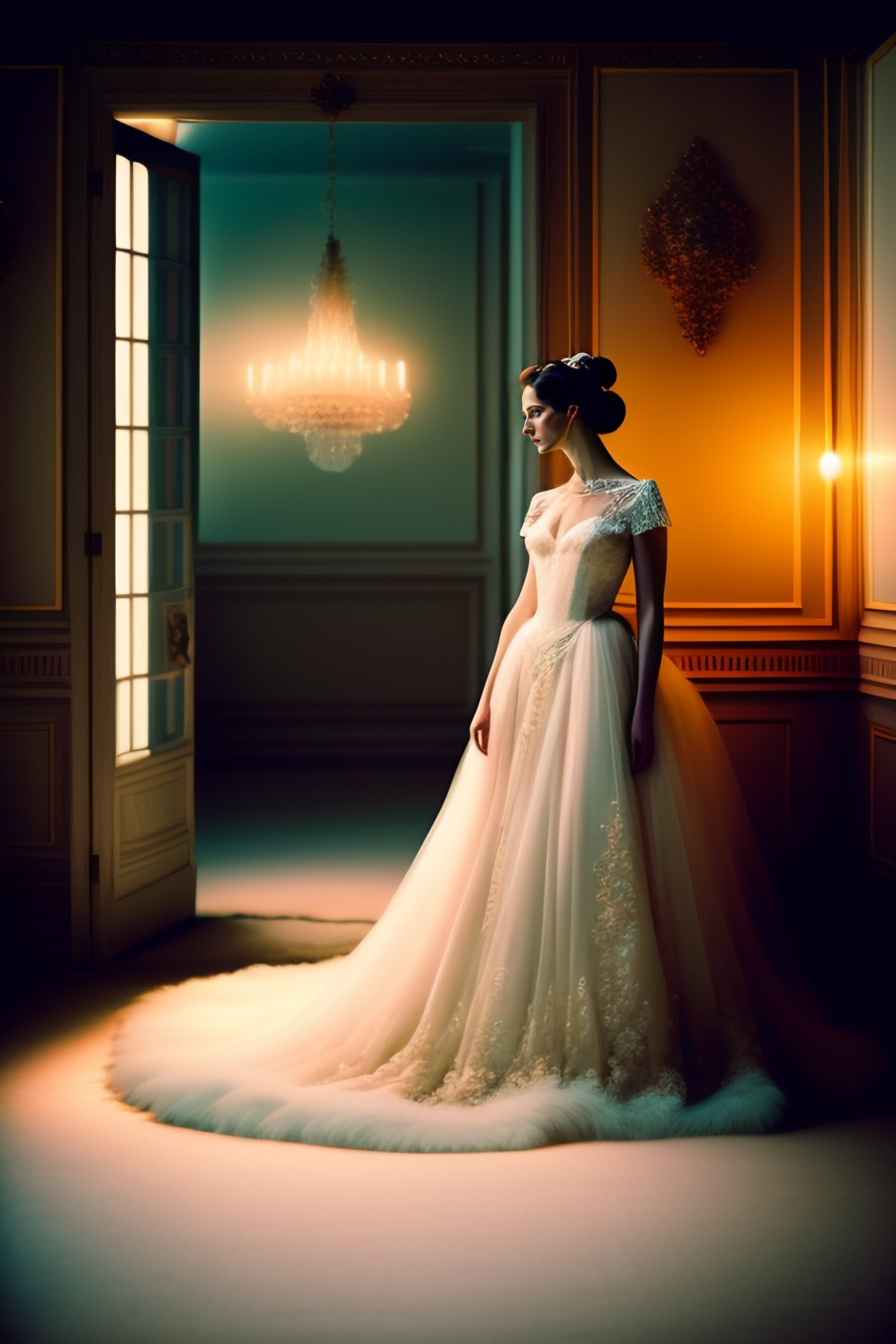 Lexica - Portrait photography by tim walker of a beautiful woman in ...