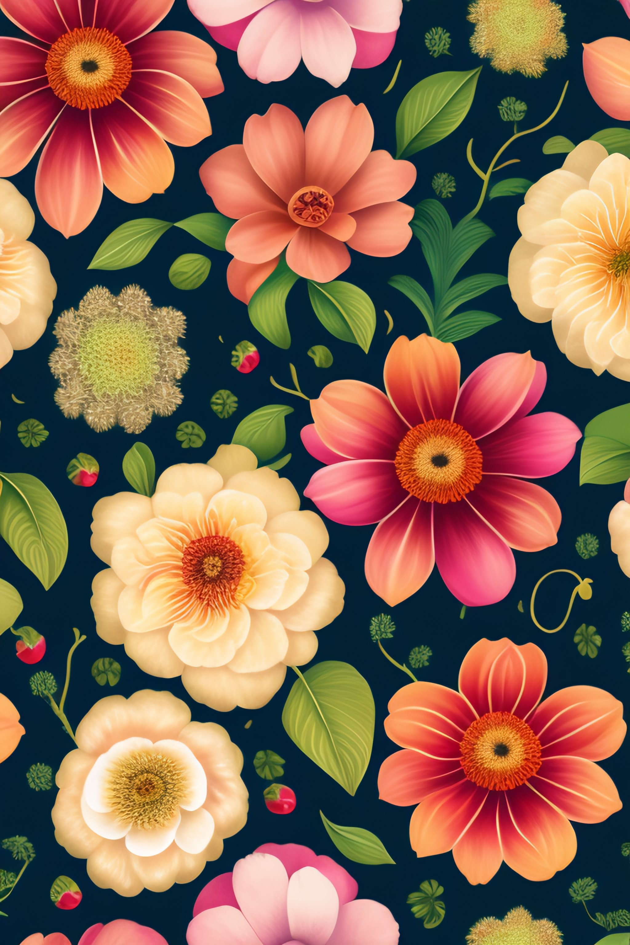 Lexica - Botanical print pattern