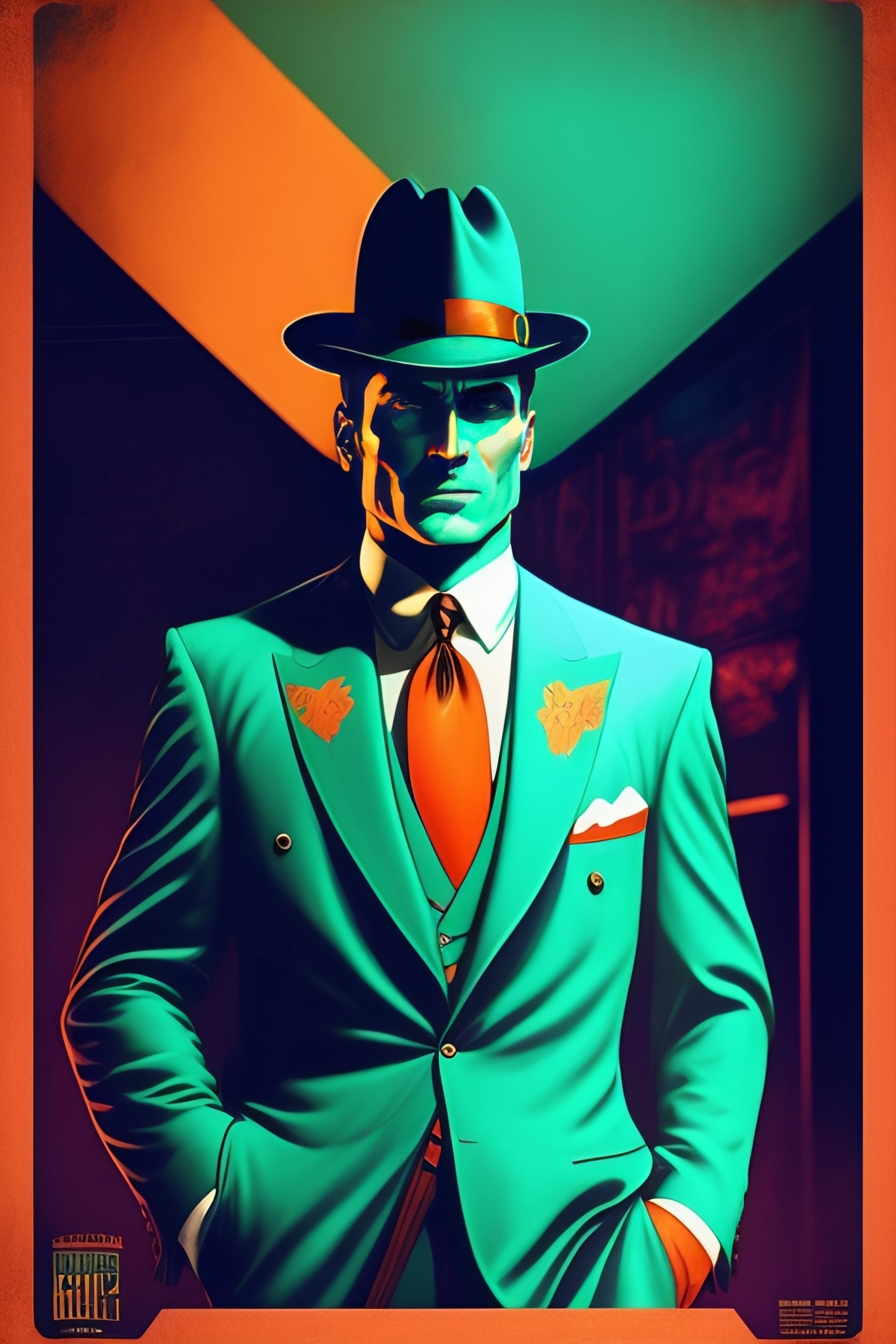 Lexica - Batman as a mafia boss inside a vintage bar in 1920s,marvel ...