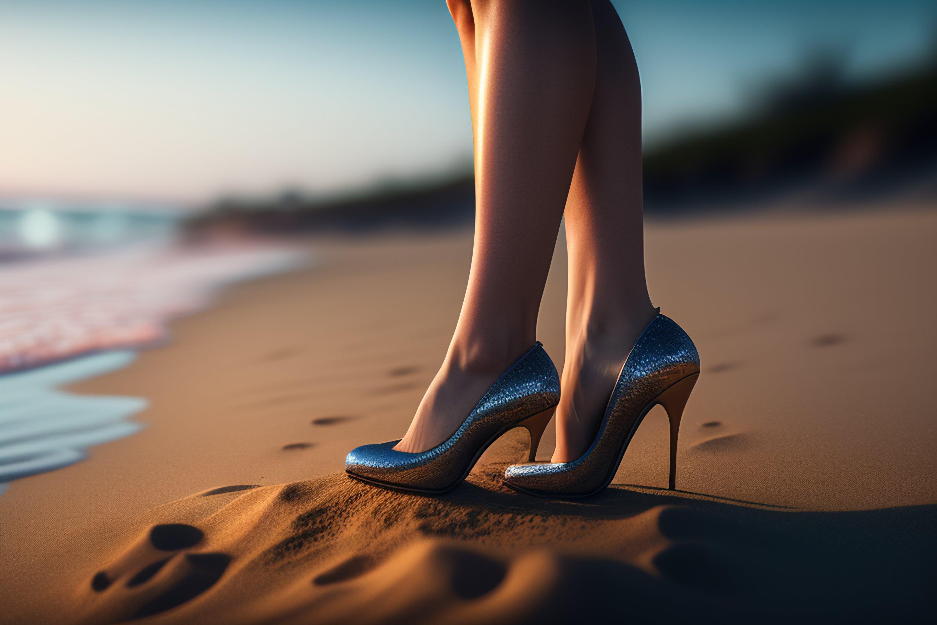 Lexica - Gorgeous with long hair, , detailed, hyper realistic, wearing ...