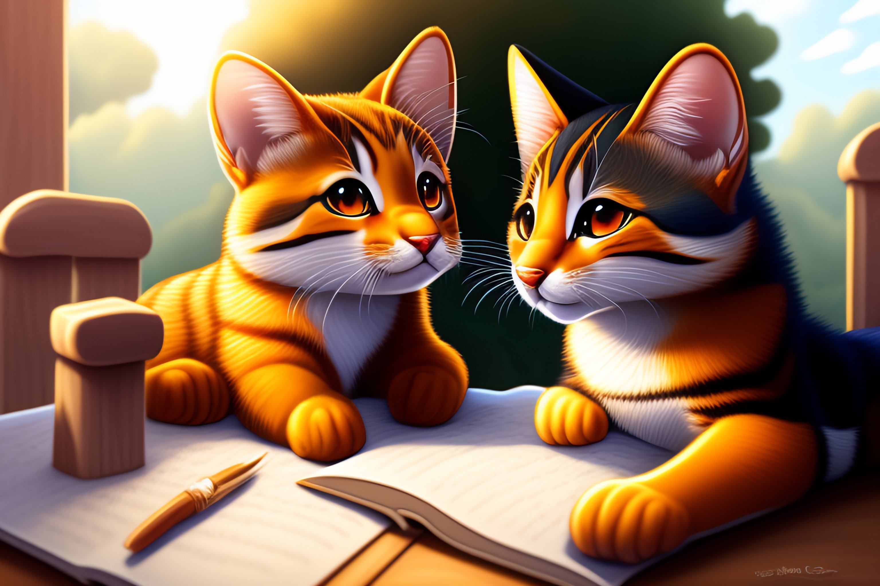 Lexica - A cartoon pictures of animals, a child's drawing by stan and ...