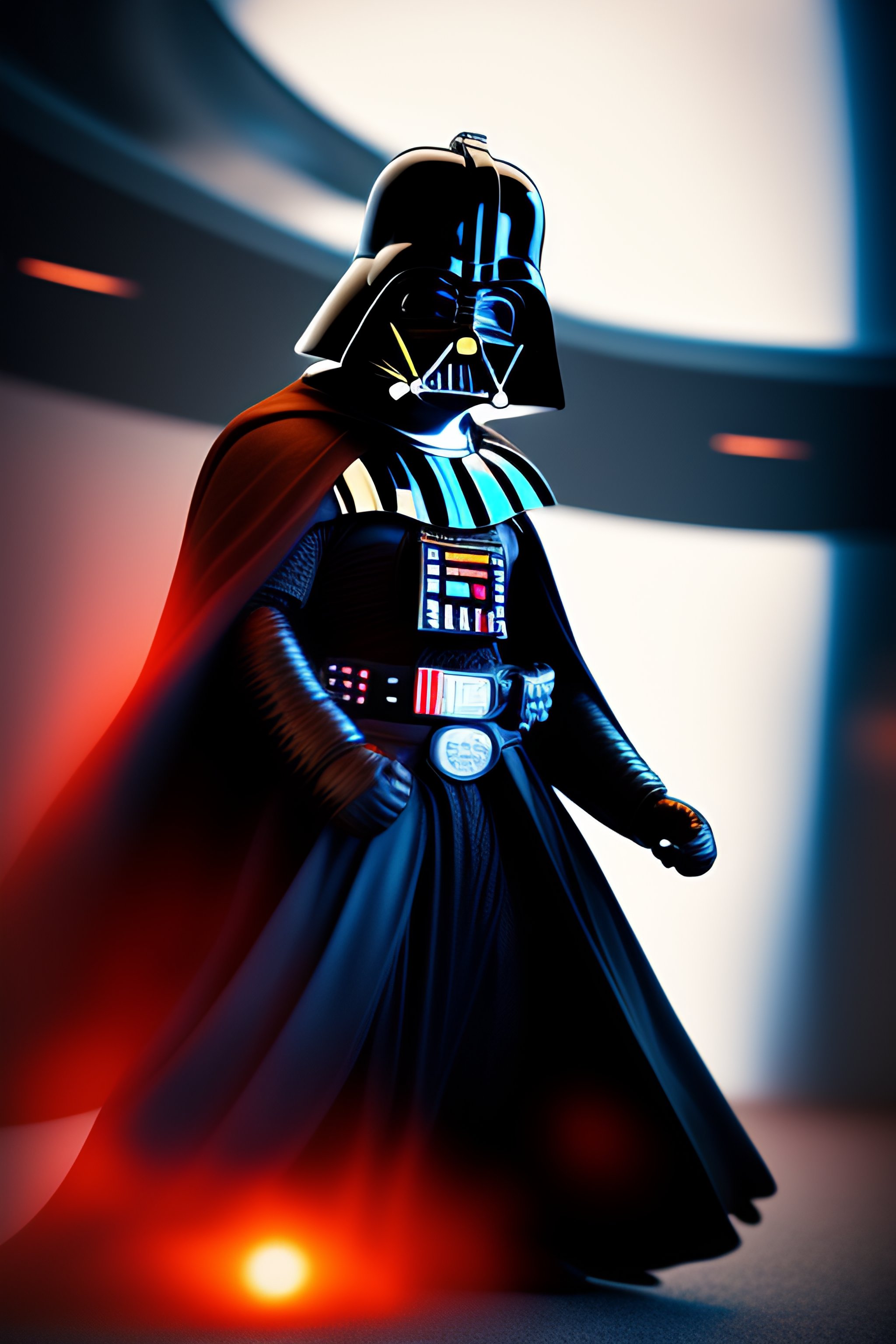 Lexica - Cute, Darth Vader, fight, attack, Anikin sky walker, anime
