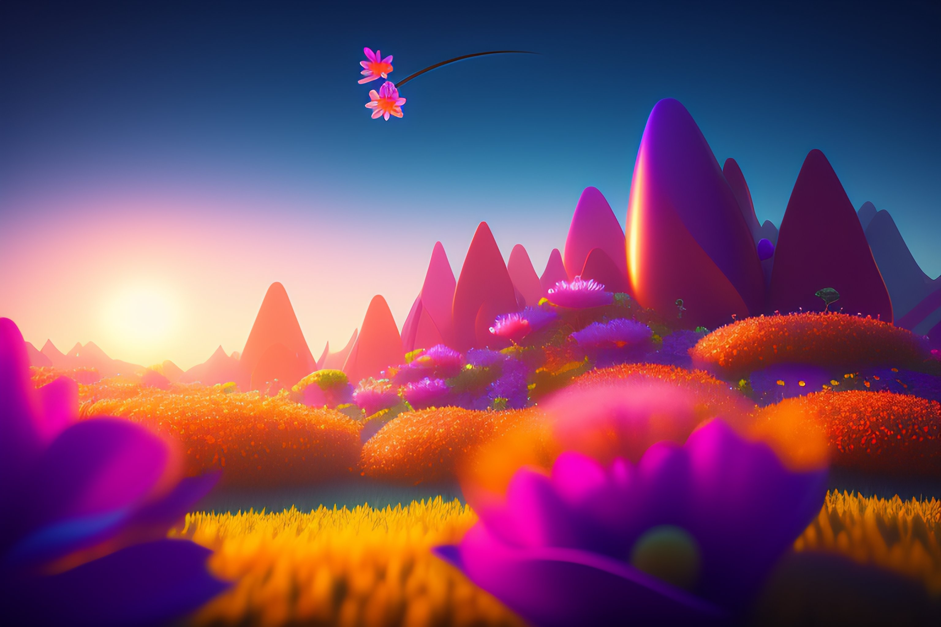 Lexica - First person perspective digital illustration of a whimsical ...
