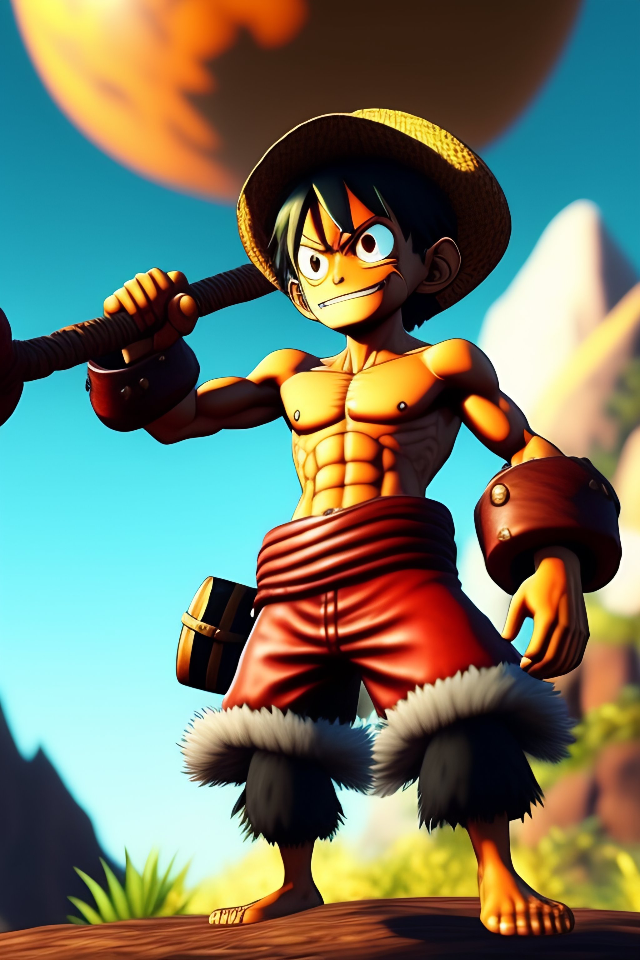 Lexica - Monkey D.luffy estilo the ark survival evolved