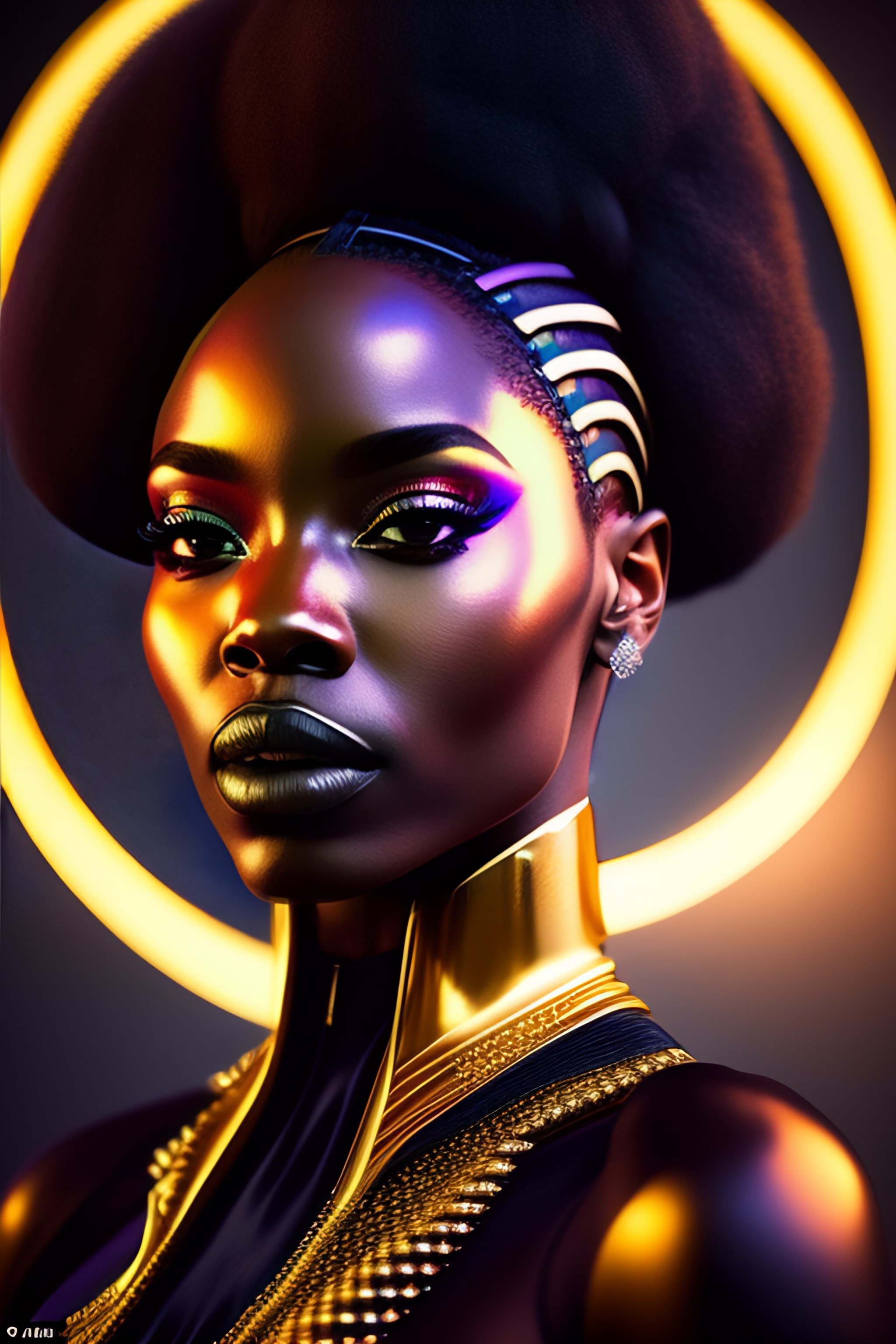 Lexica - Ultra-sharp photography of a beautiful queen of wakanda ...